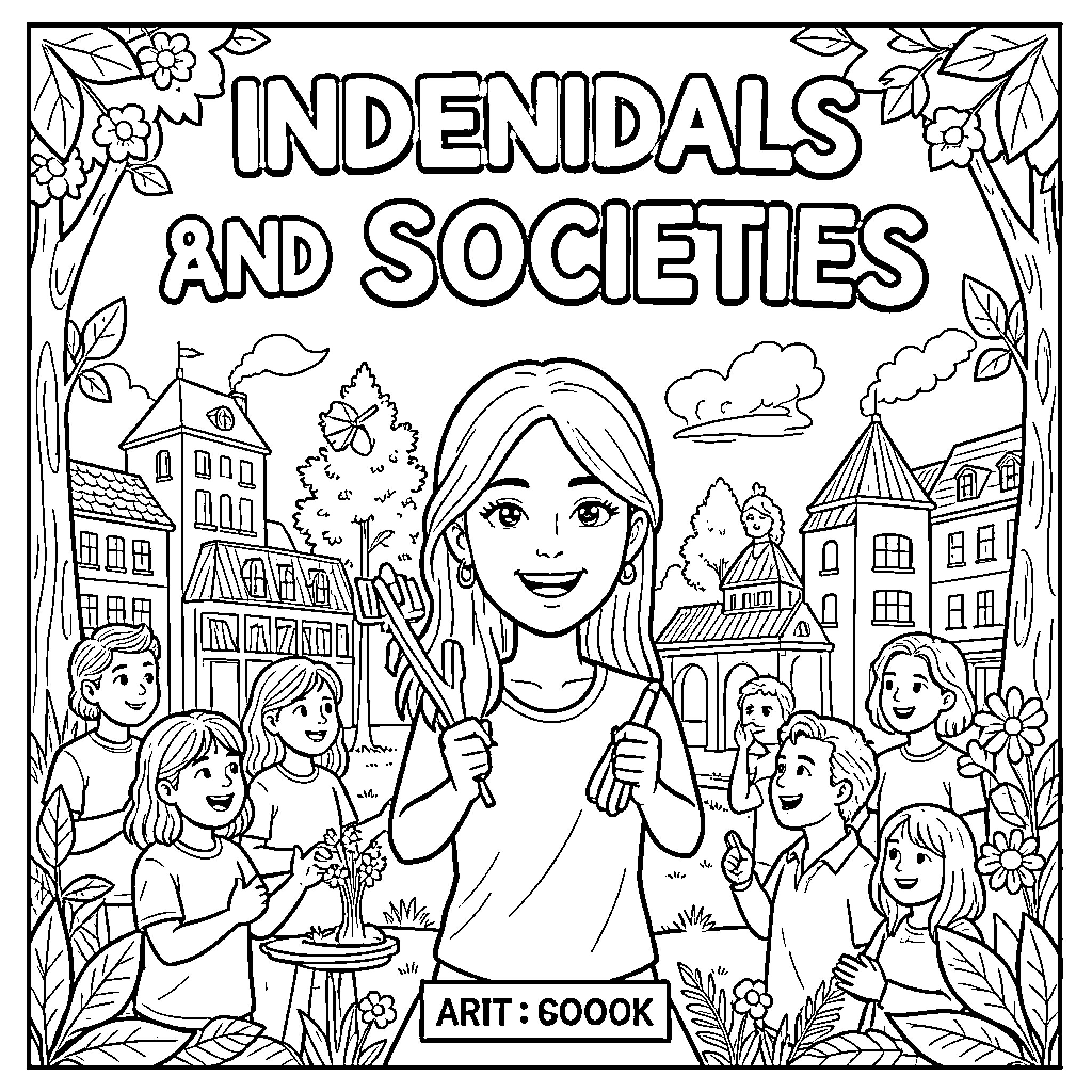 Best Individual Coloring Pages (Free Printable PDF)