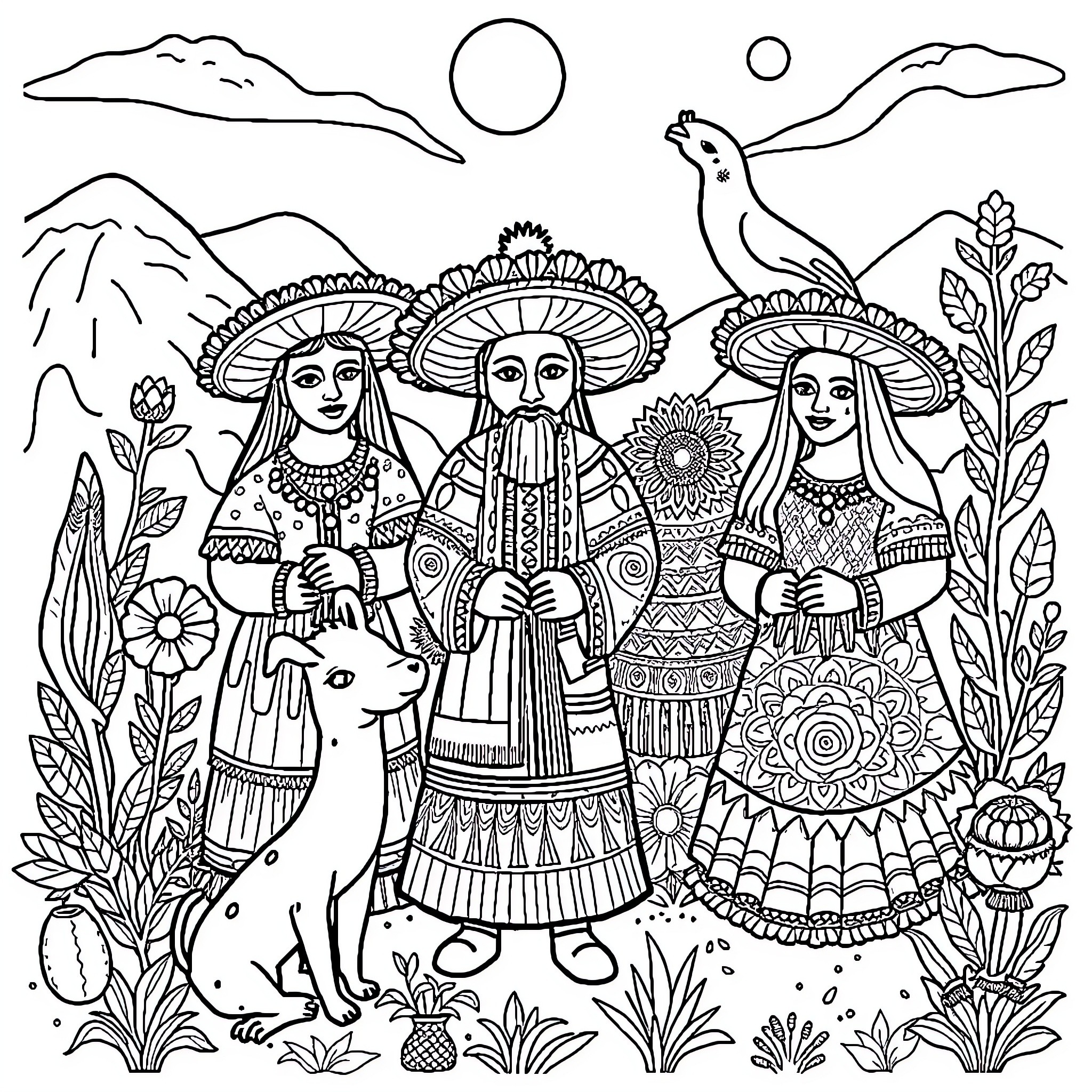Best Tenango Coloring Pages (Free Printable PDF)
