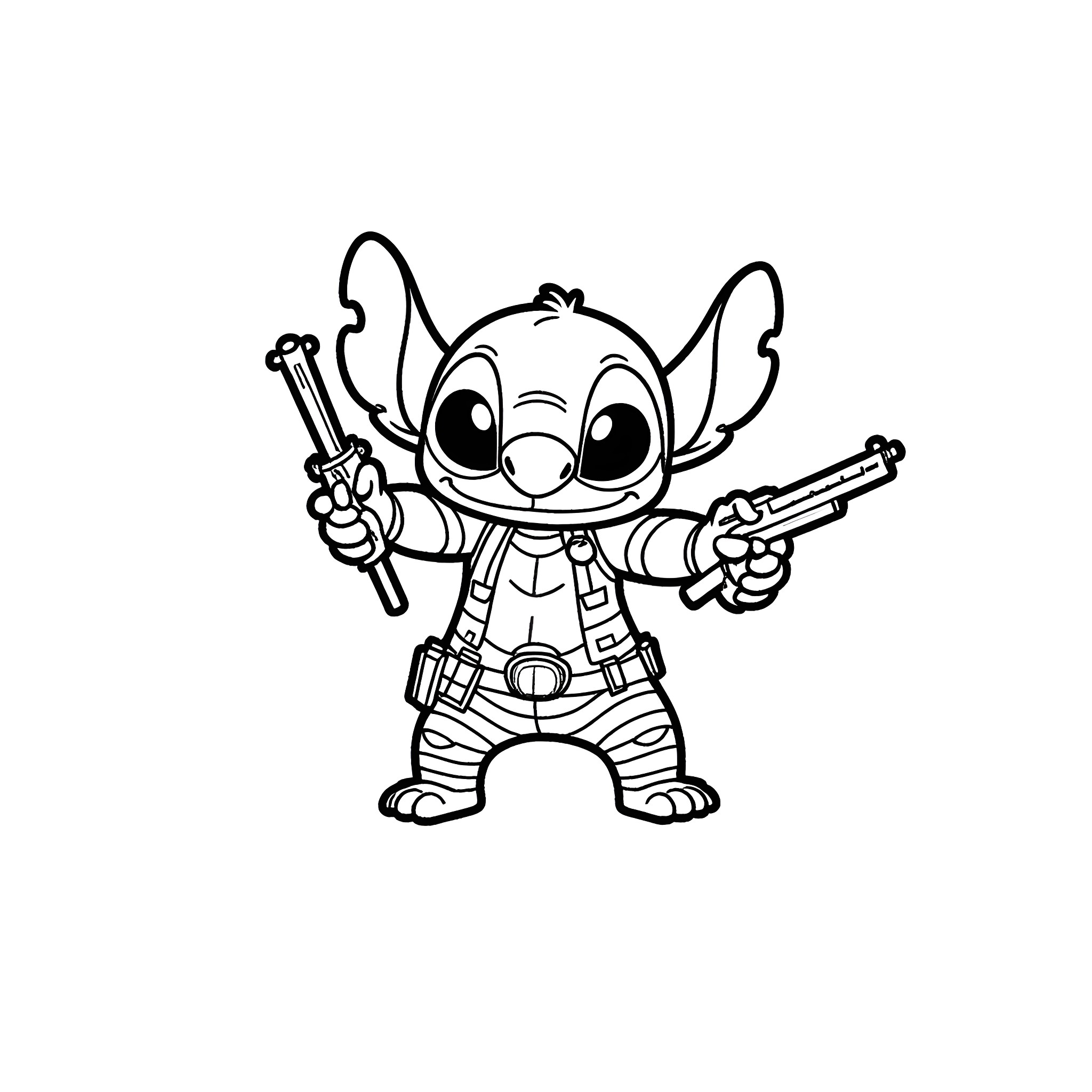 Best Stitch Coloring Pages (Free Printable PDF)