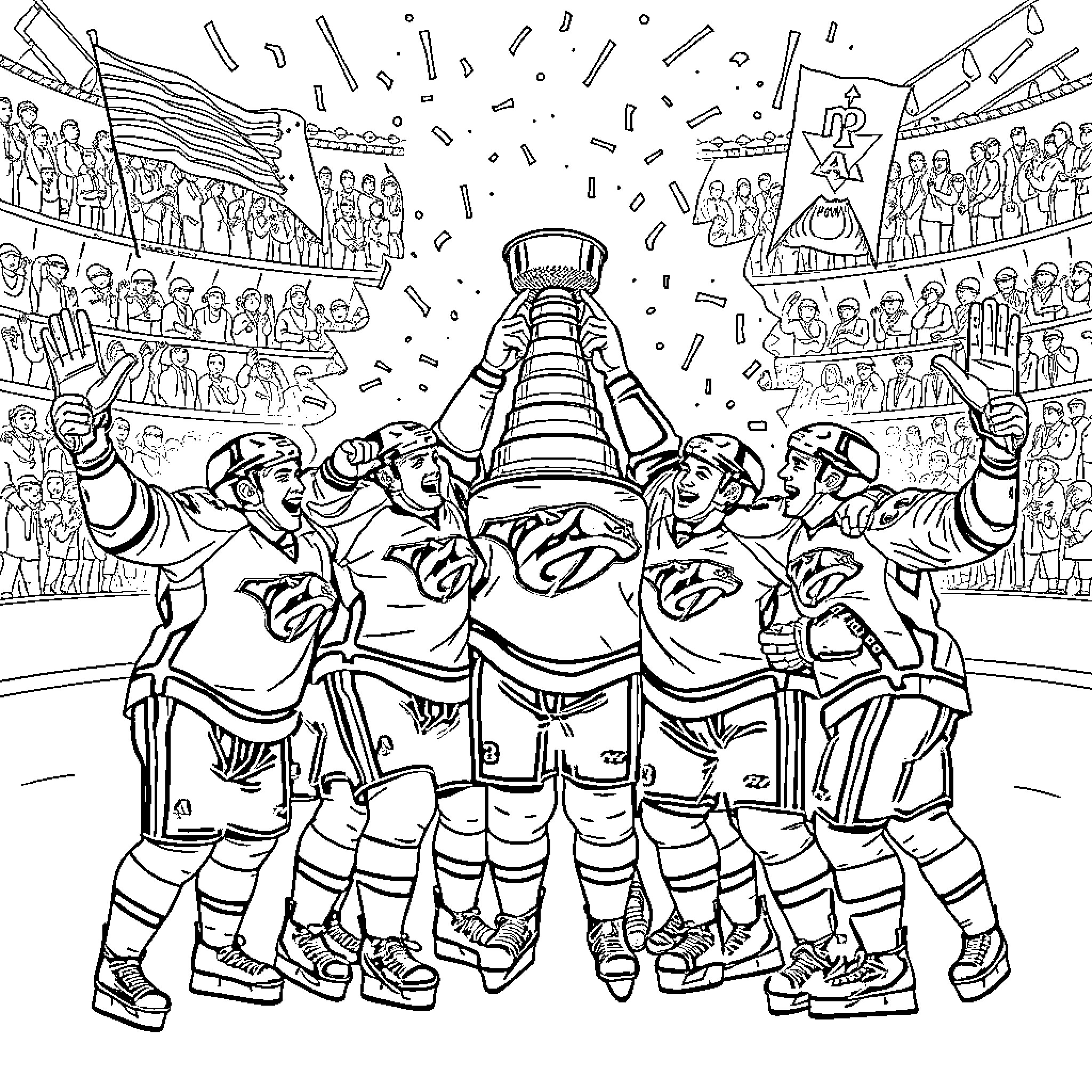 Best Nashville Predators Coloring Pages (Free Printable PDF)