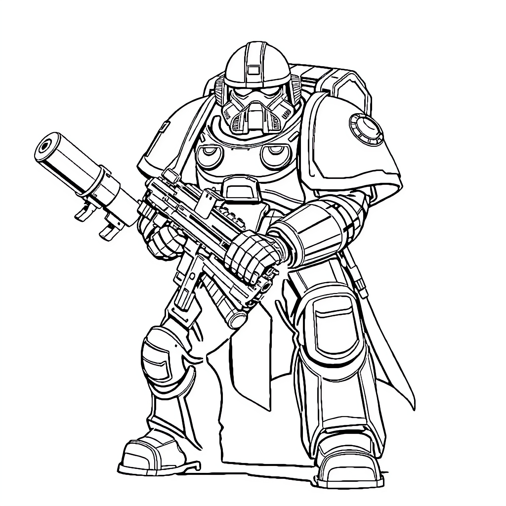 Best Space Marine Coloring Pages (Free Printable PDF)