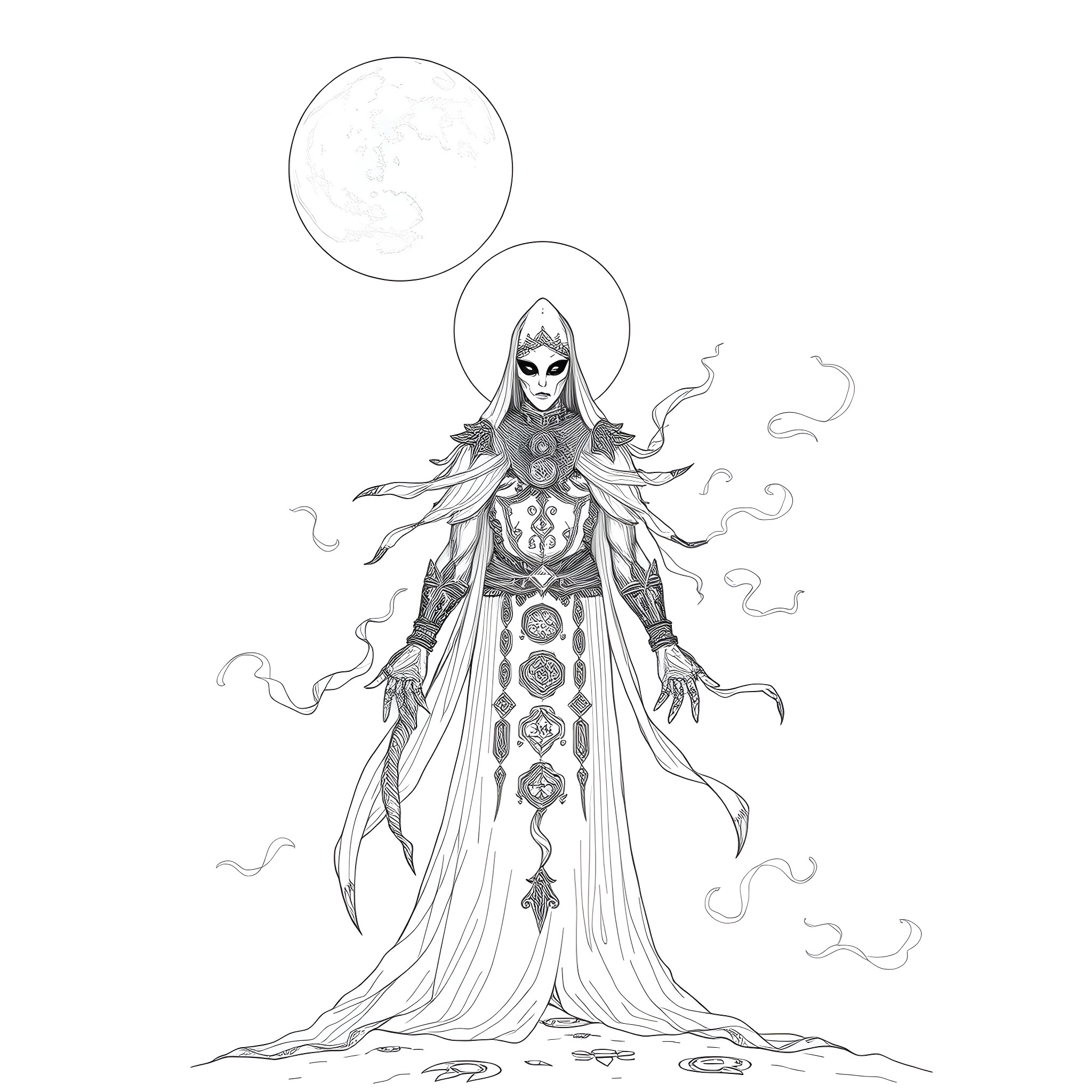 Best Sleep Token Coloring Pages (Free Printable PDF)