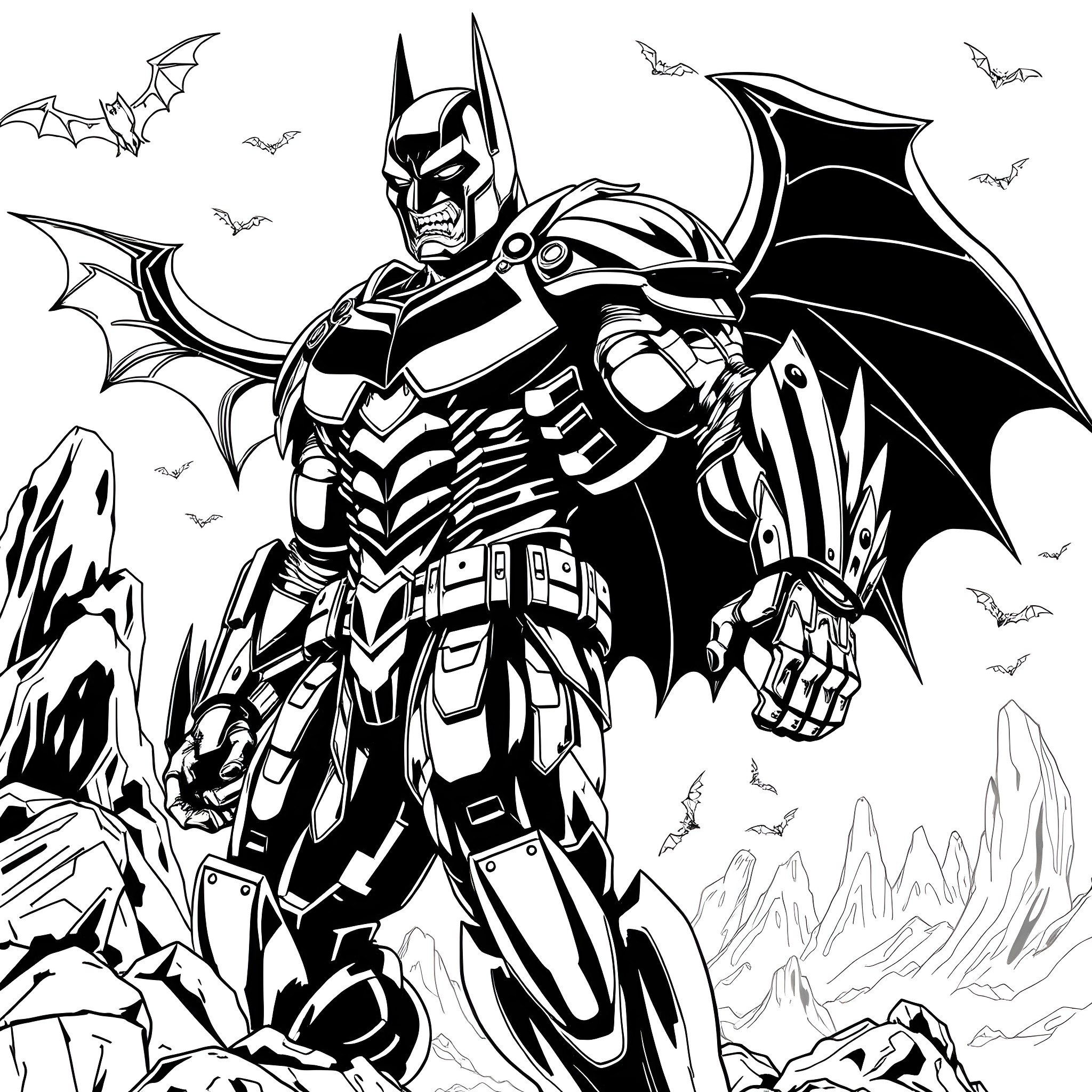 158 Best Batman Coloring Pages (Free Printable PDFs)