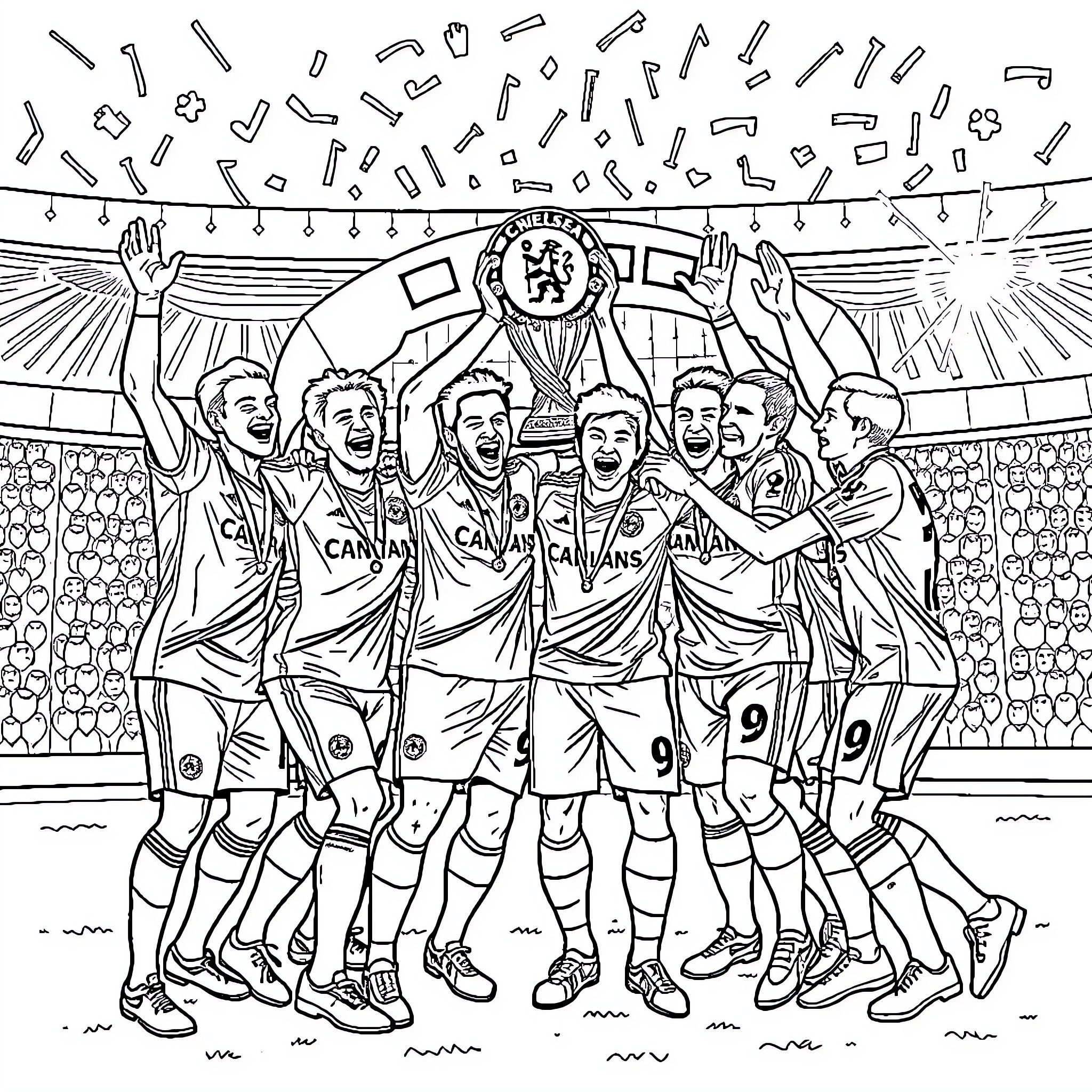 Best Chelsea FC Coloring Pages (Free Printable PDF)