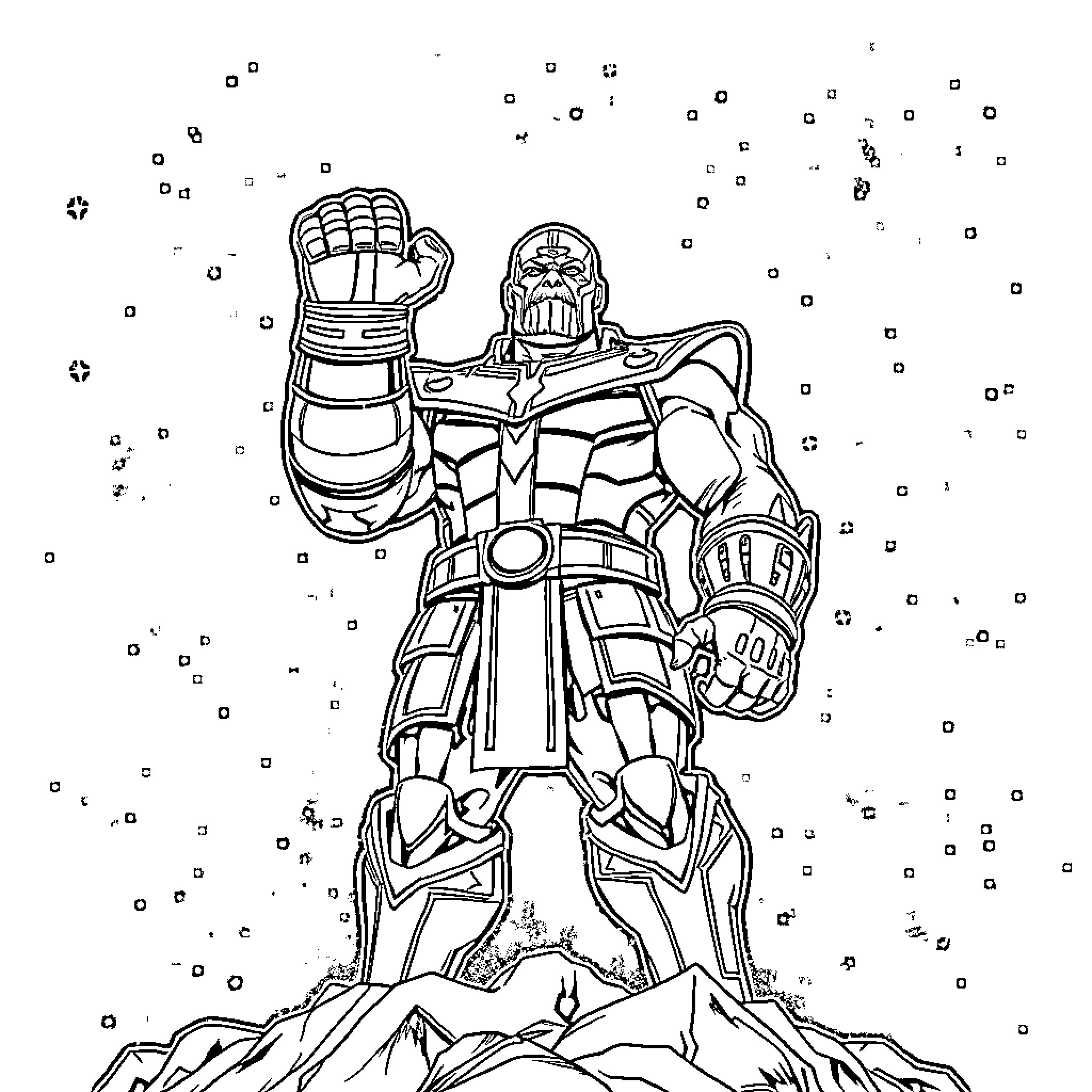 Best Thanos Coloring Pages (Free Printable PDF)