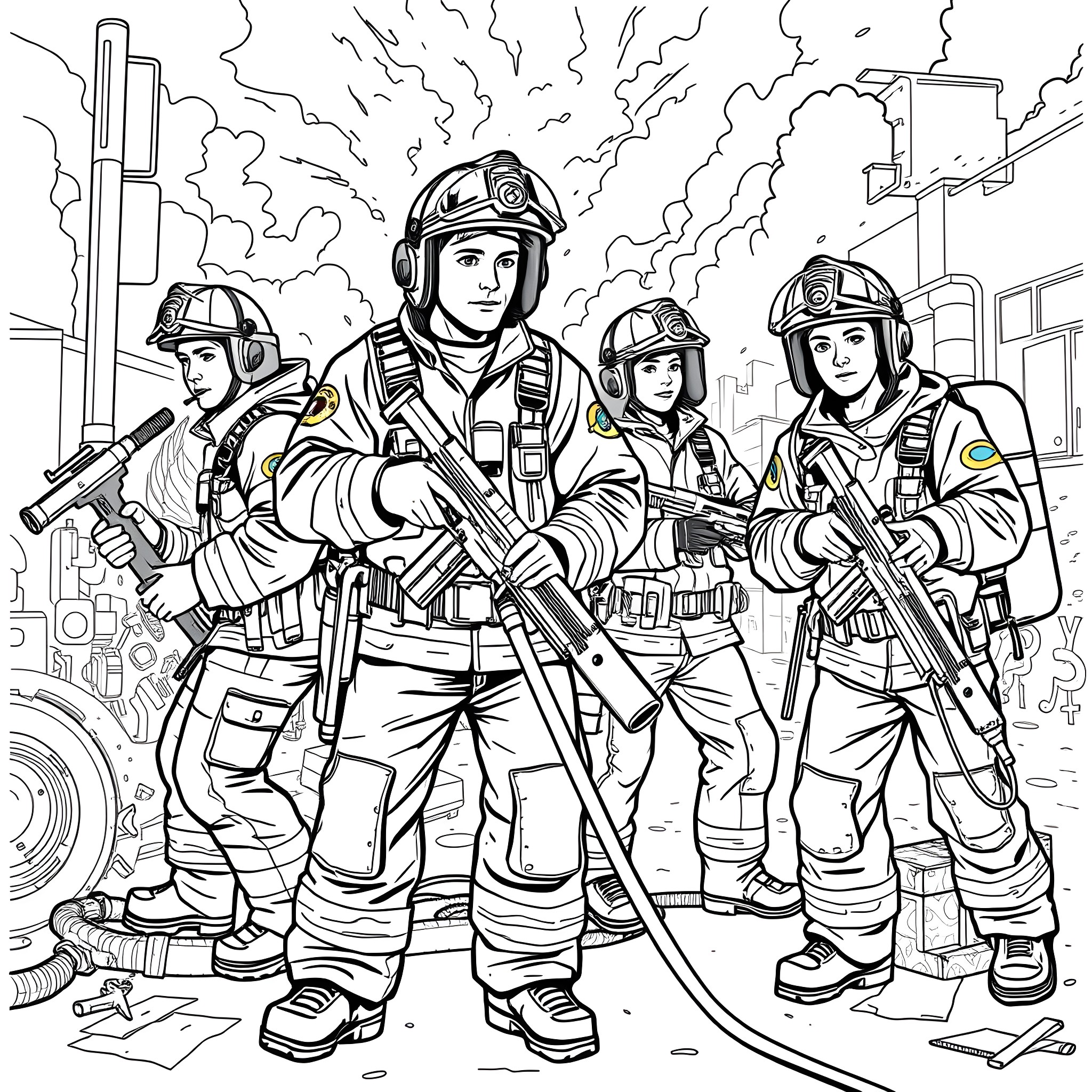 Best Emergency Worker Coloring Pages (Free Printable PDF)