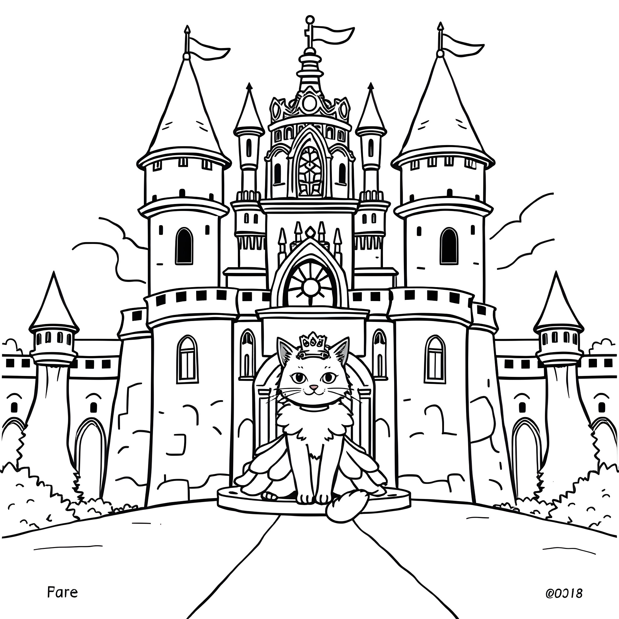 1 Best Princess Cat Coloring Pages (Free Printable PDFs)