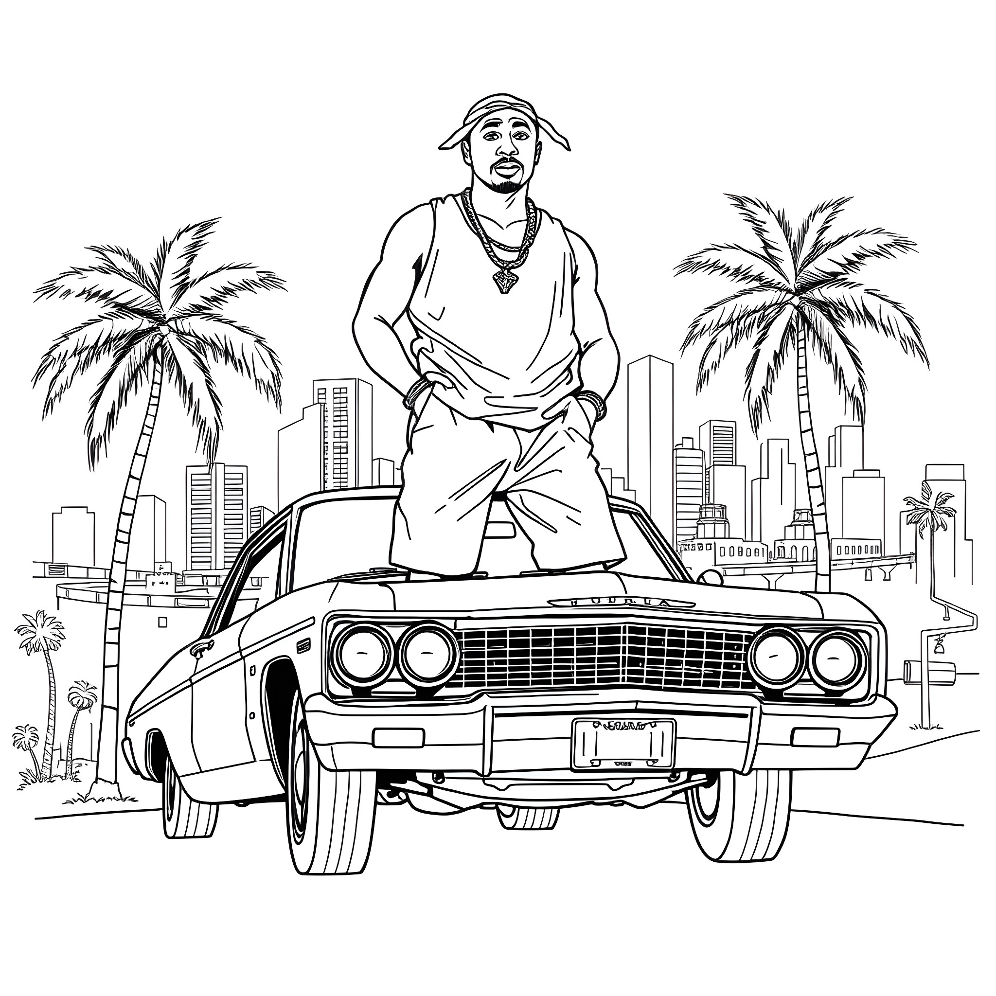 Best Tupac Coloring Pages (Free Printable PDF)