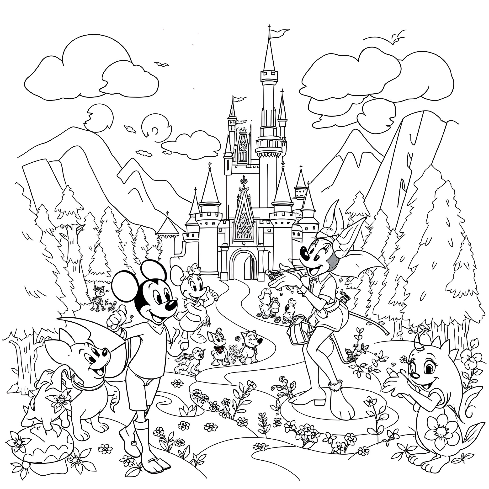 33 Best Disney Coloring Pages (Free Printable PDFs)