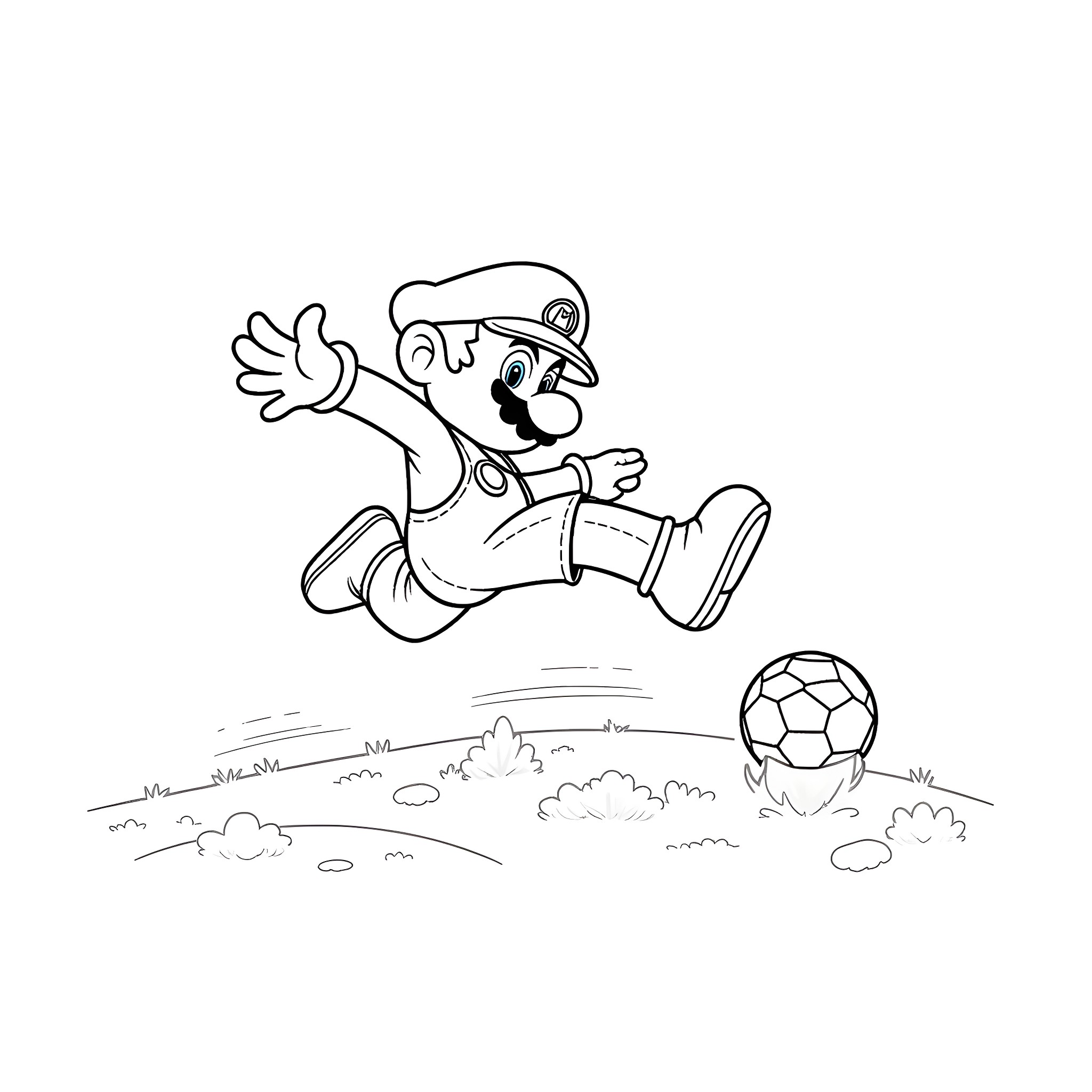 632 Best Mario Coloring Pages (Free Printable PDFs)