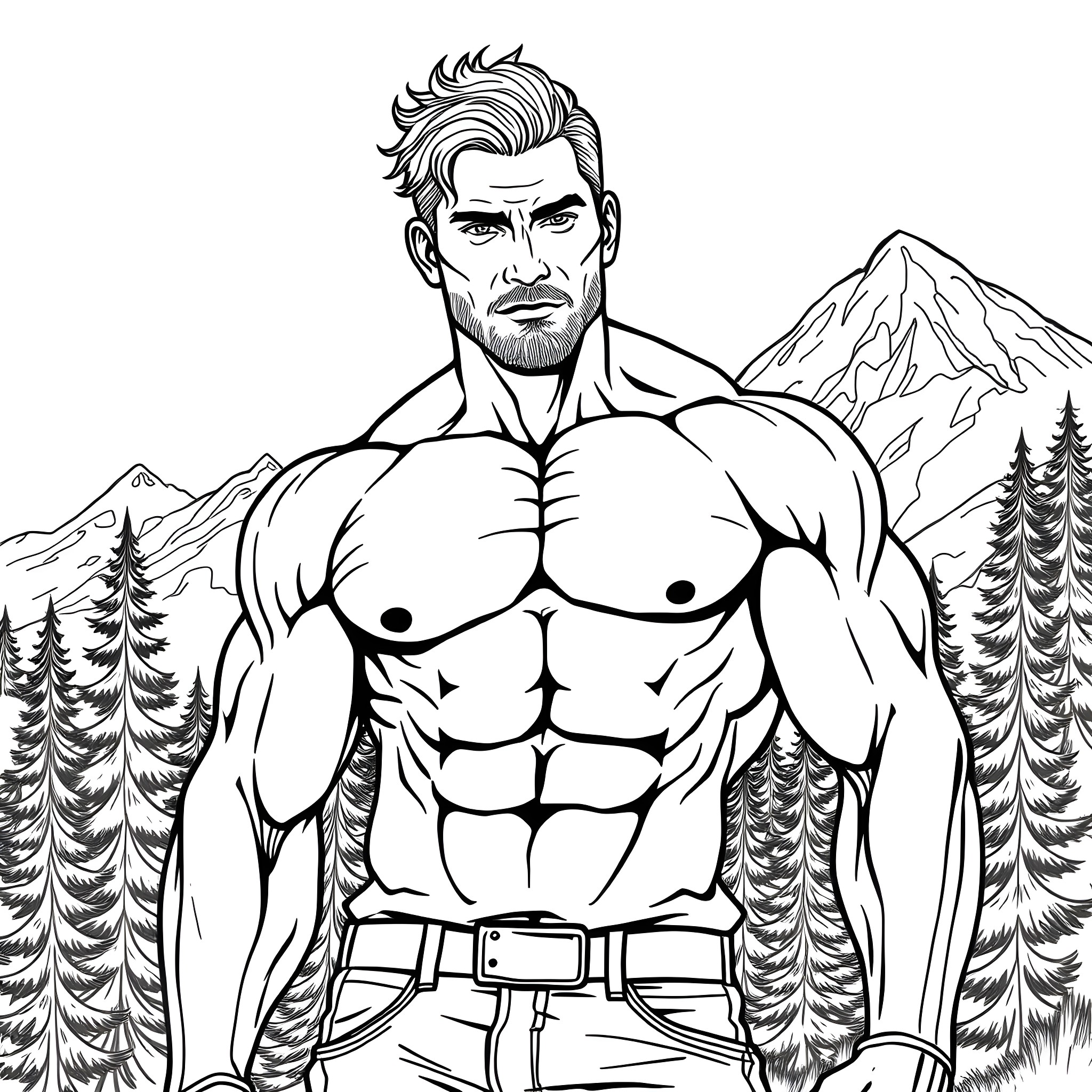 Best Male Coloring Pages (Free Printable PDF)