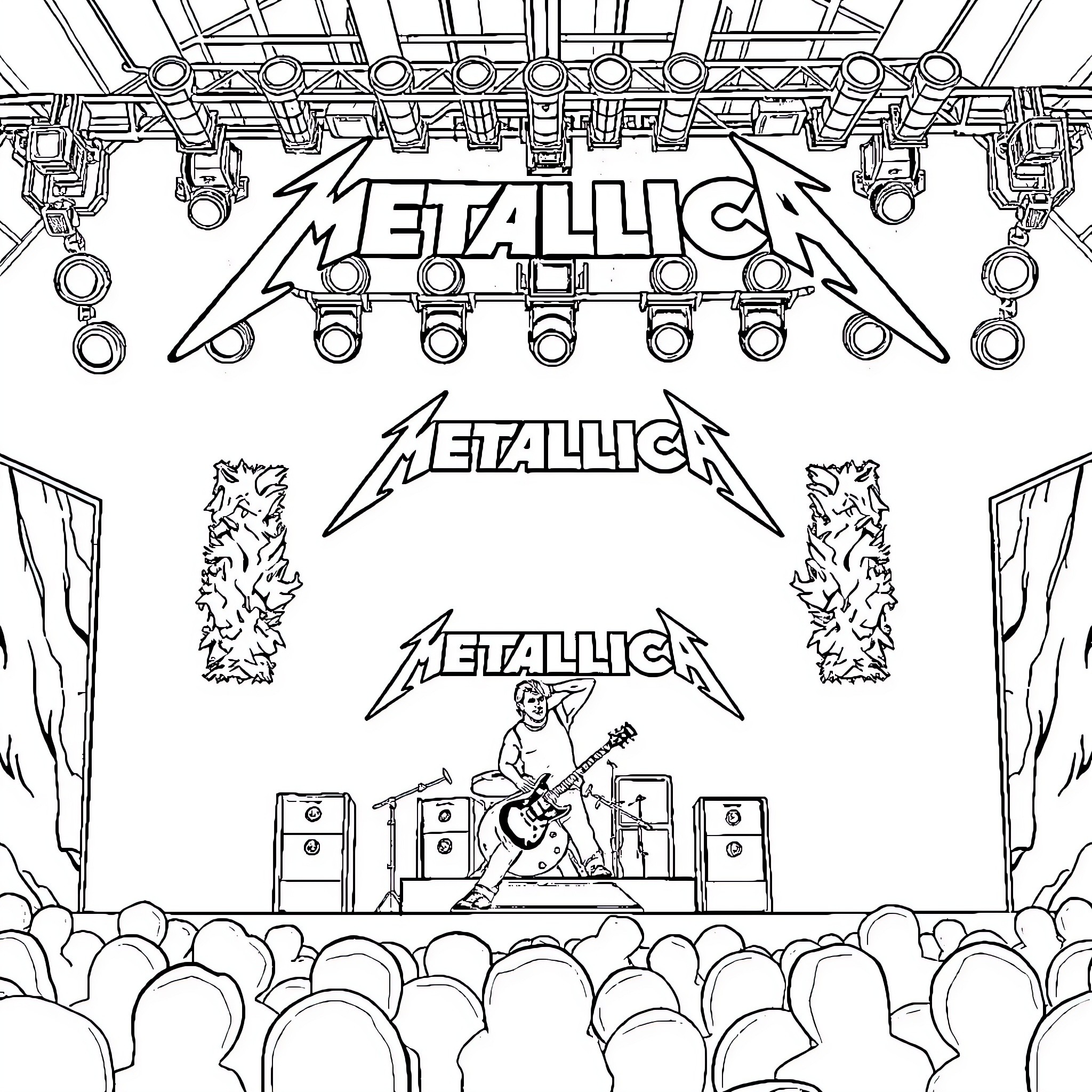 Best Metallica Coloring Pages (Free Printable PDF)