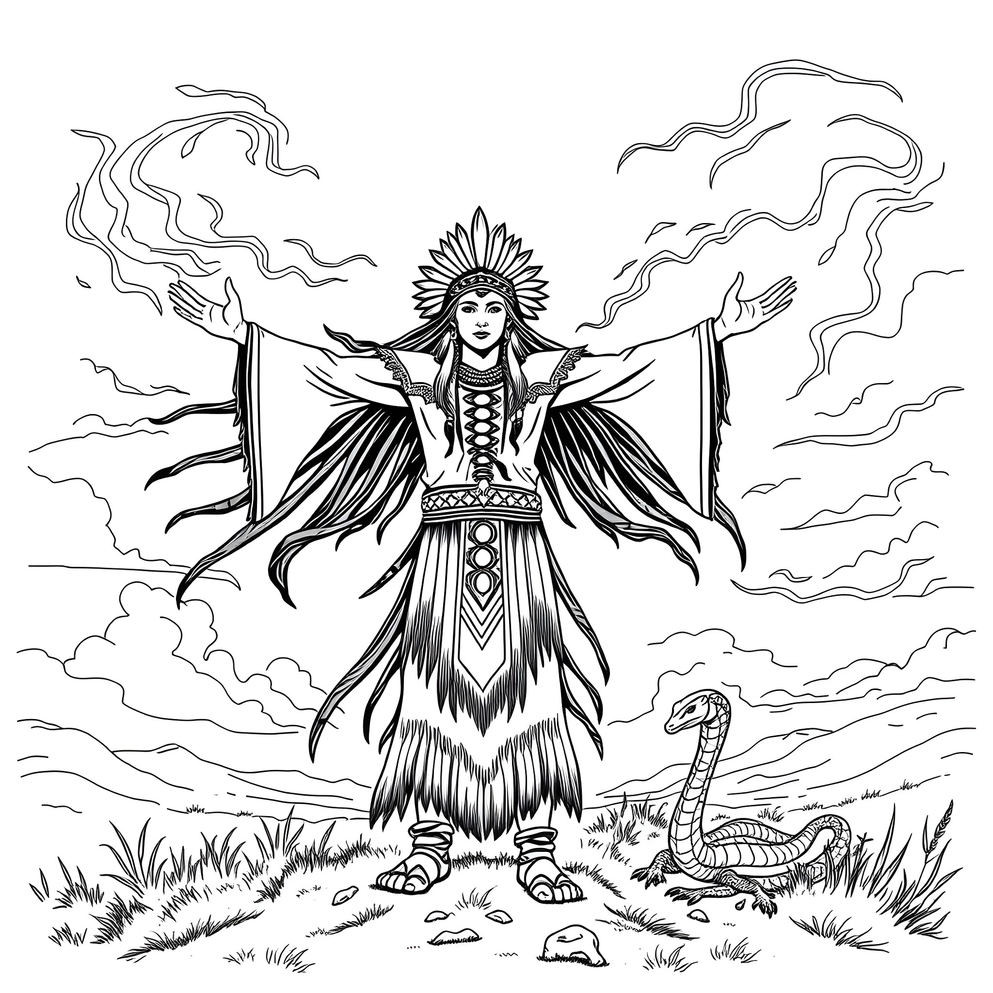 8 Best Cherokee Spirit Coloring Pages (Free Printable PDFs)