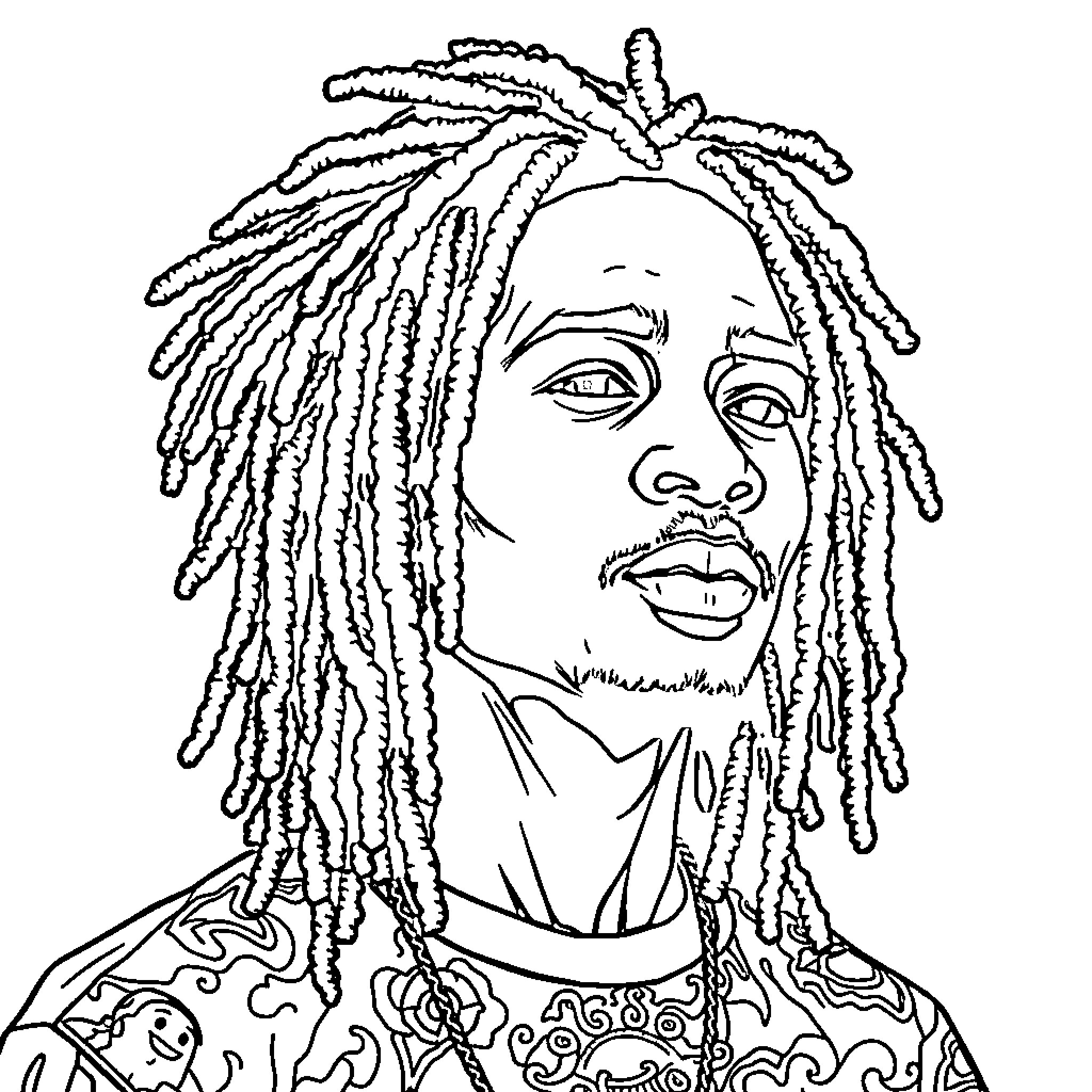Best Rasta Coloring Pages (Free Printable PDF)