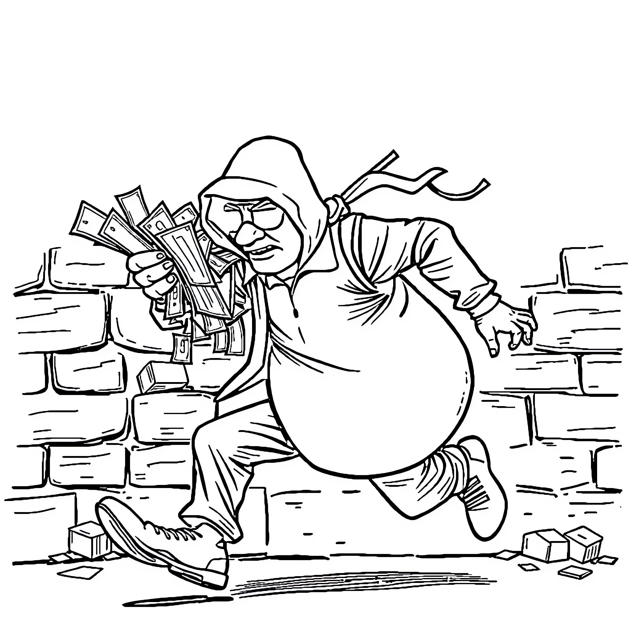 2 Best Bank Robber Coloring Pages (Free Printable PDFs)
