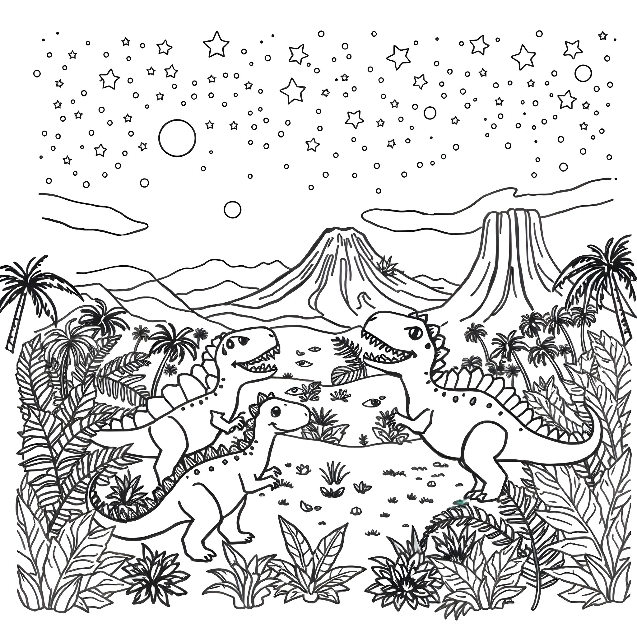 60 Best Dinosaur Coloring Pages (Free Printable PDFs)