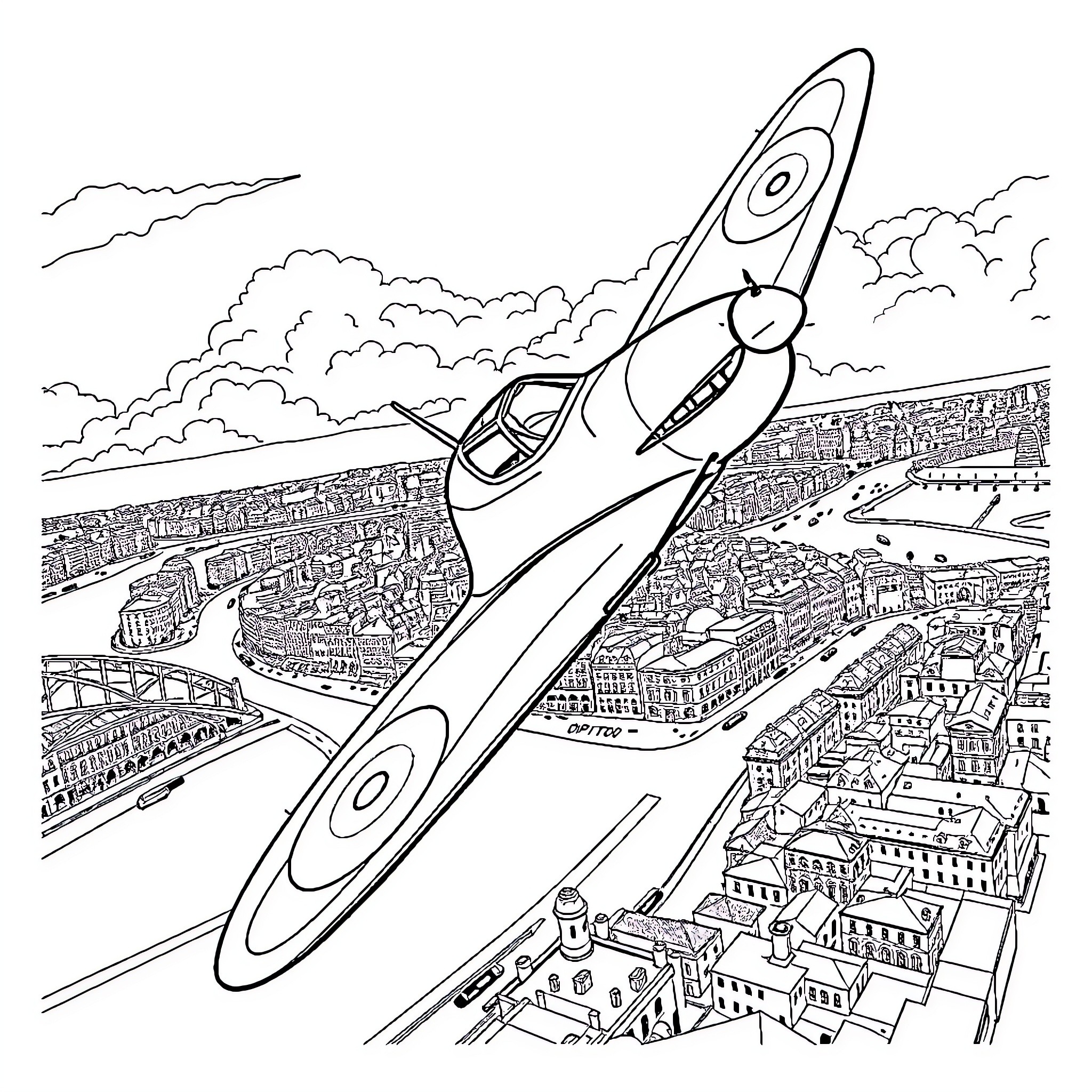 Best Spitfire Coloring Pages (Free Printable PDF)