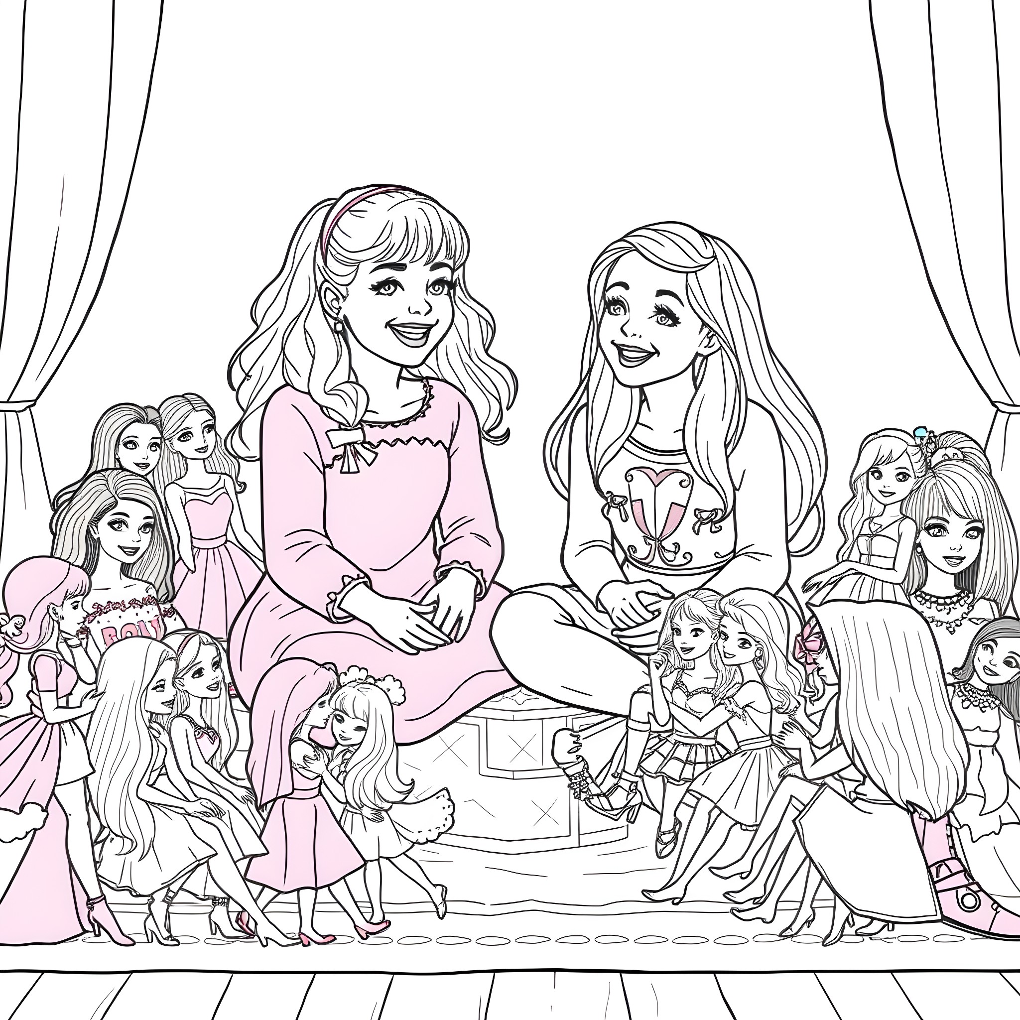 Best Sister Coloring Pages (Free Printable PDF)
