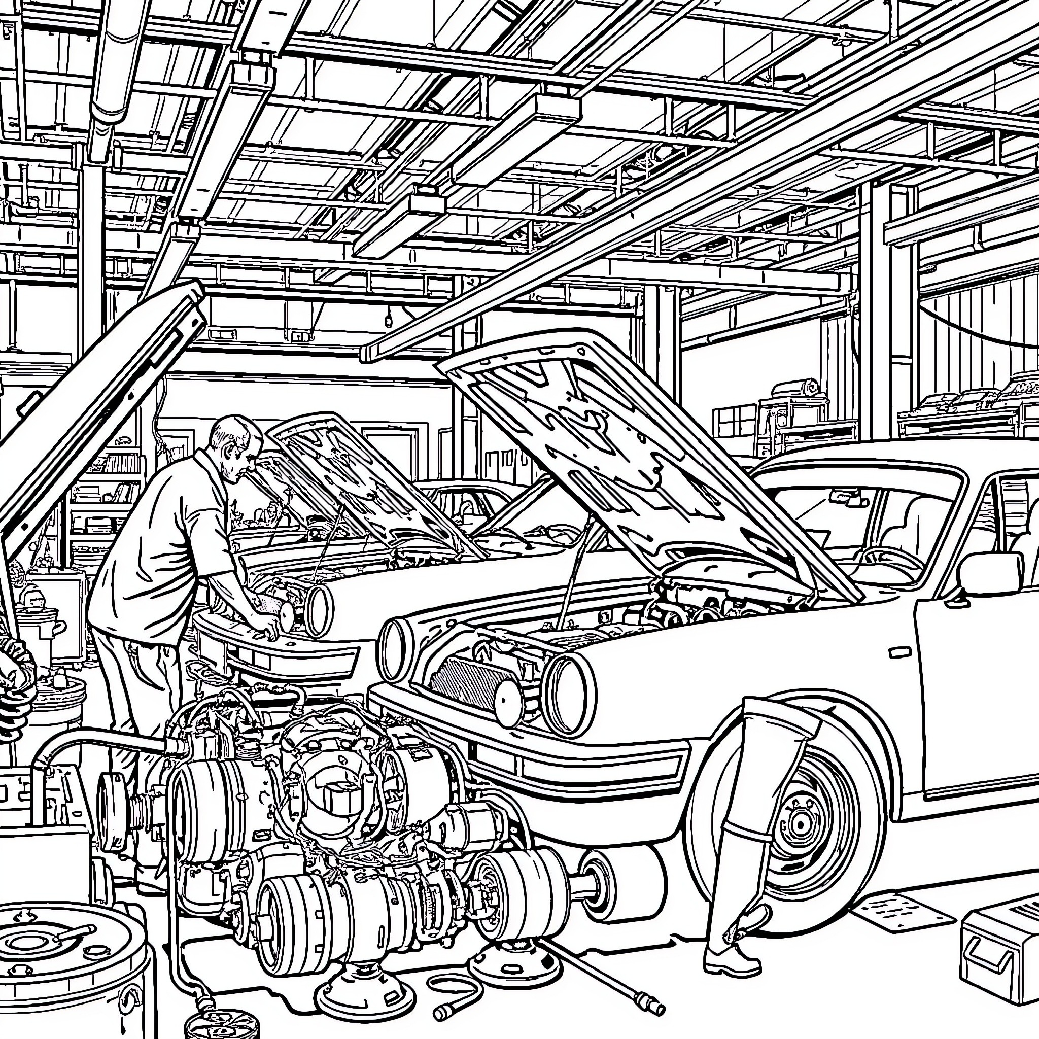 Best Car Coloring Pages (Free Printable PDF)