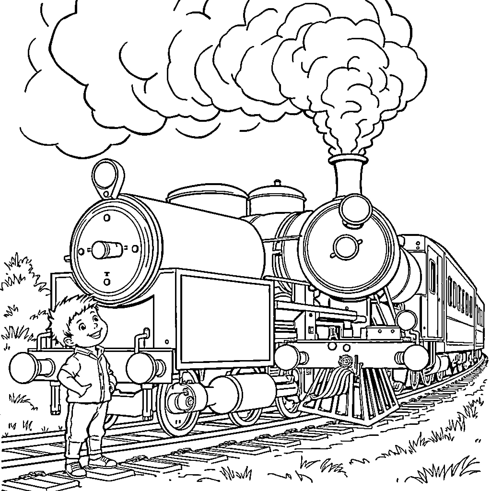 Best Train Coloring Pages (Free Printable PDF)