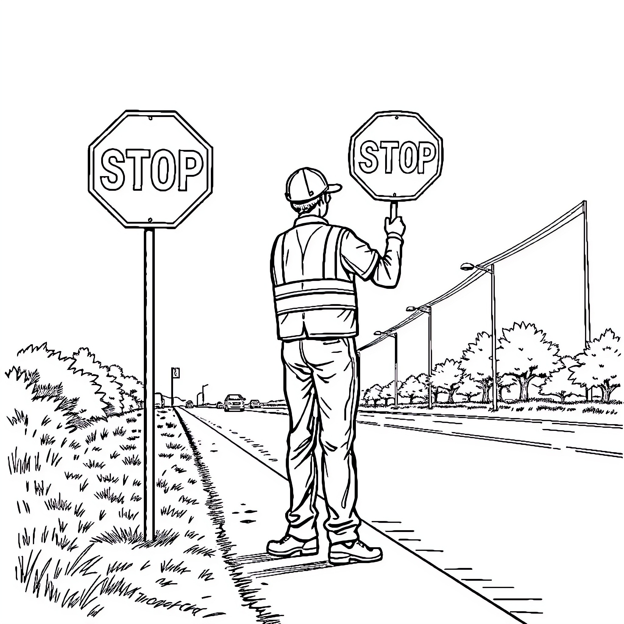 1 Best Flagger Coloring Pages (Free Printable PDFs)