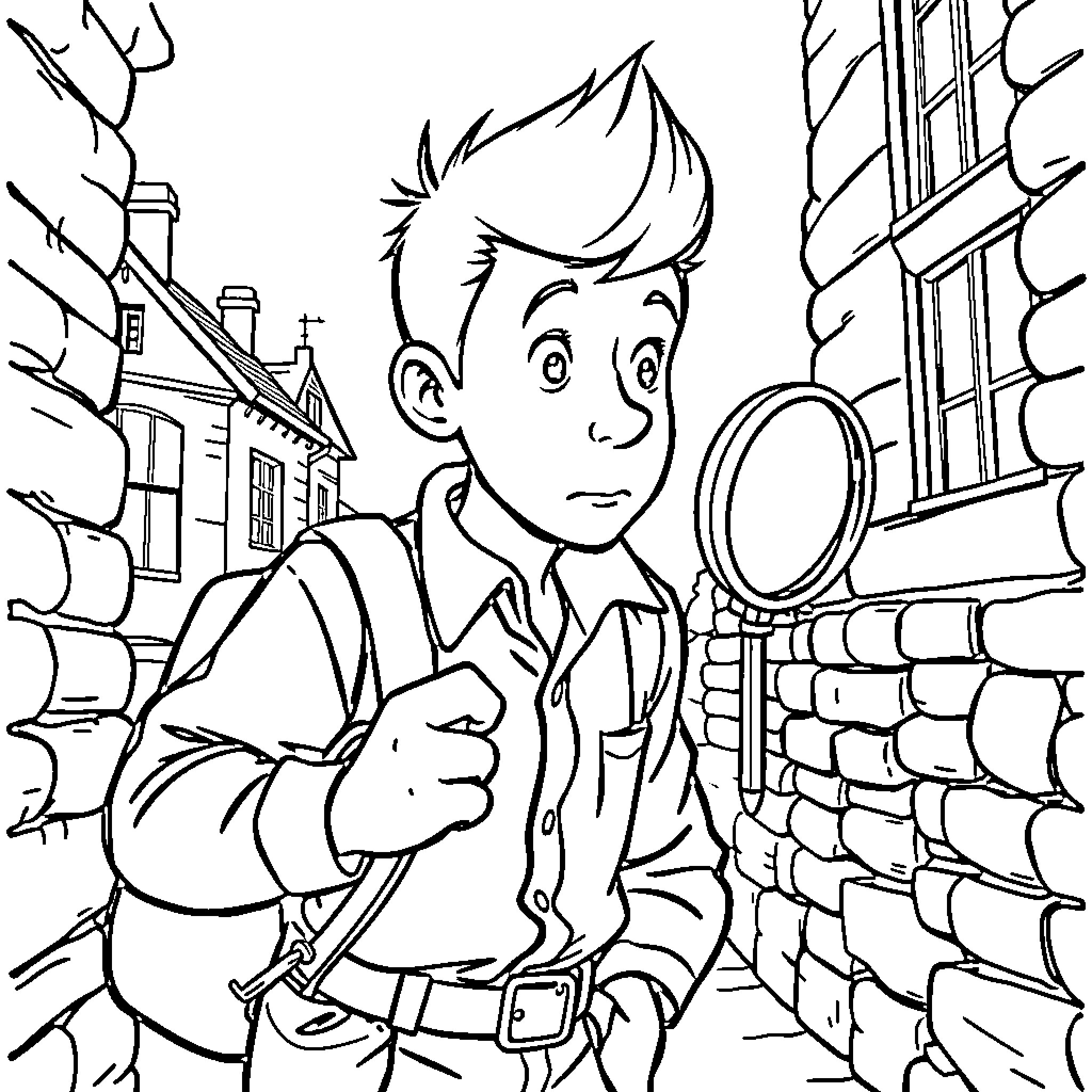 Best Tintin Coloring Pages (Free Printable PDF)