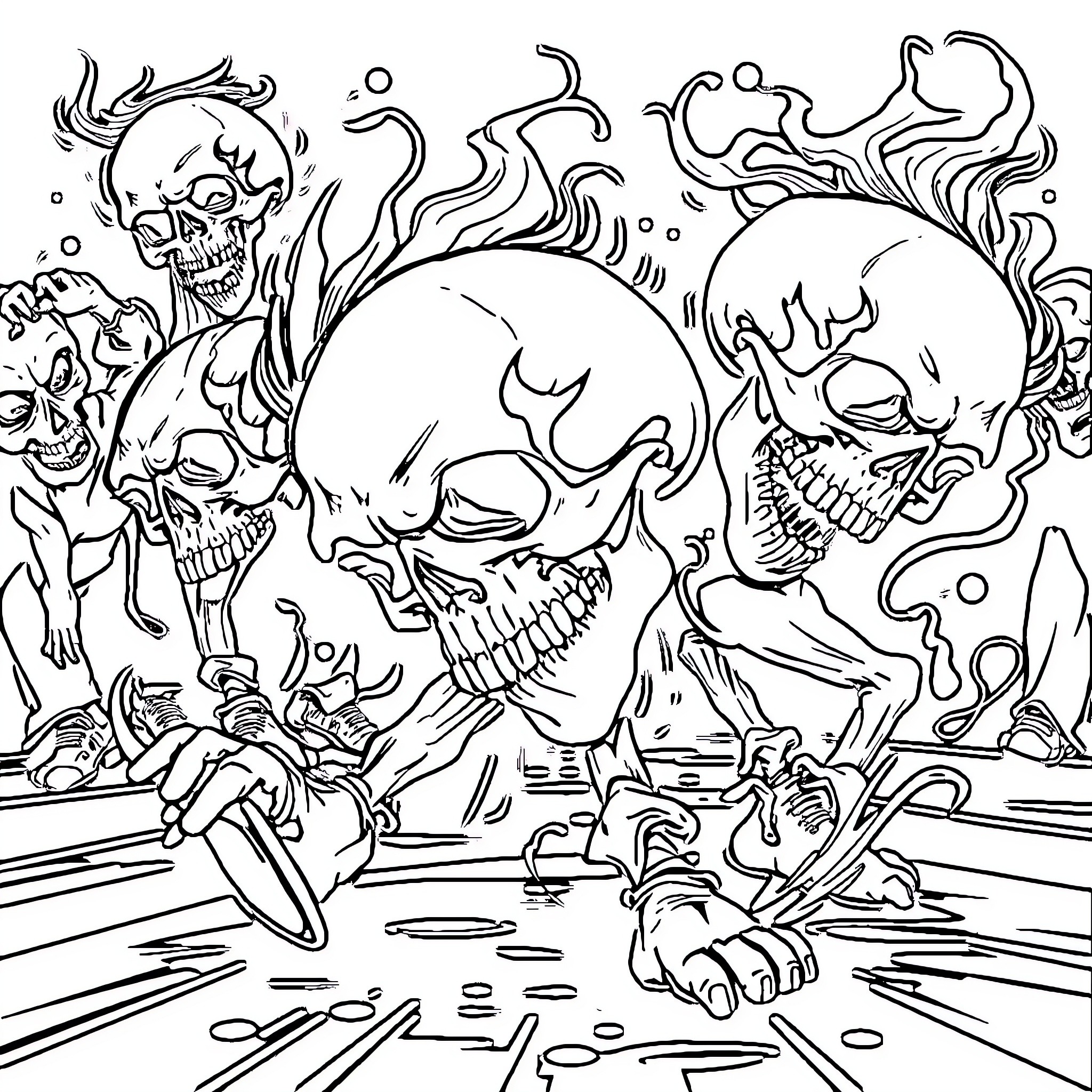 Best Skull Coloring Pages (Free Printable PDF)