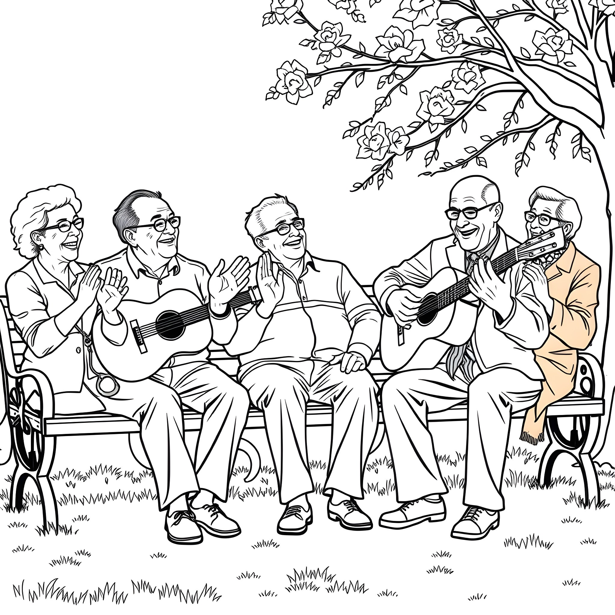 23 Best Senior Coloring Pages (Free Printable PDFs)