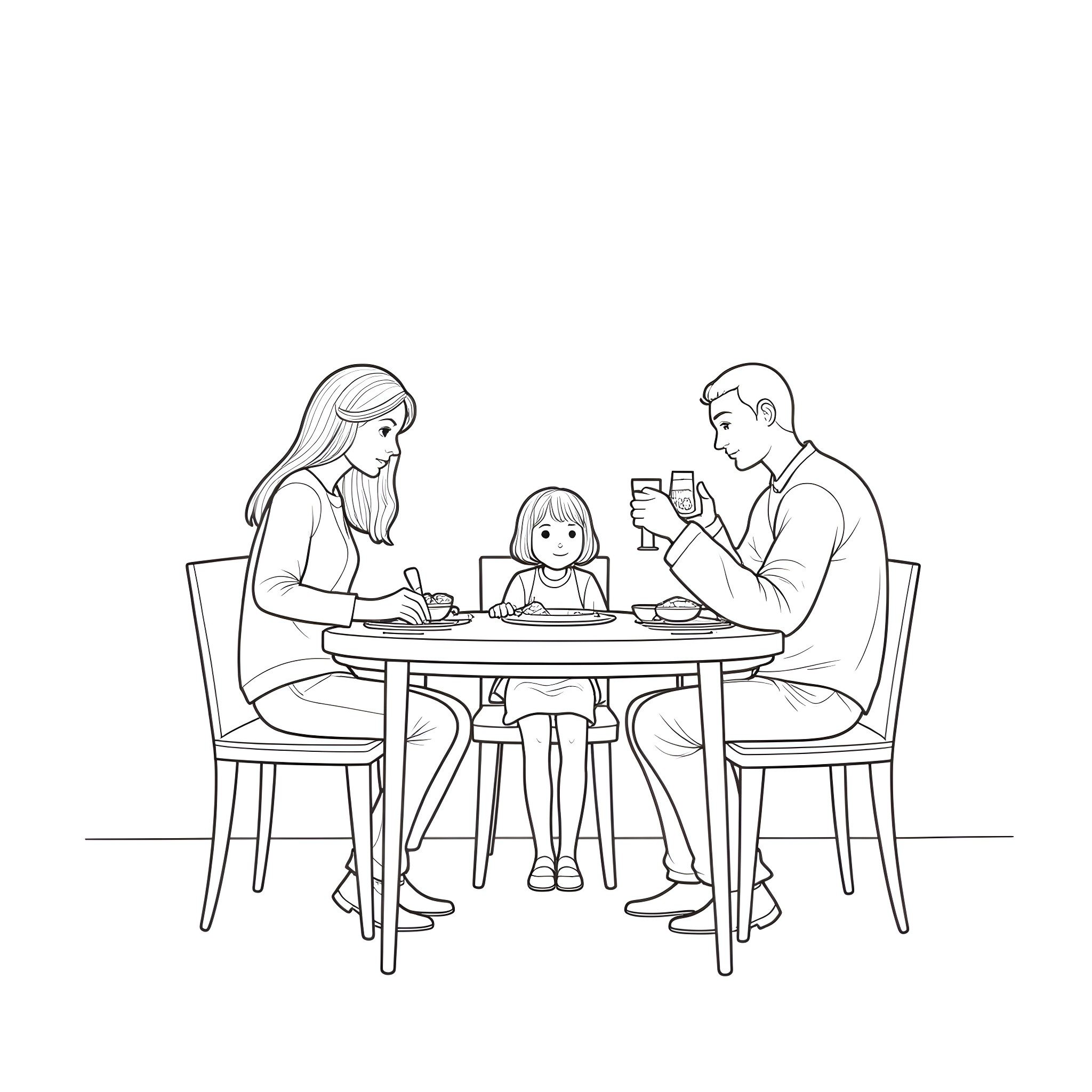 264 Best Family Coloring Pages (Free Printable PDFs)