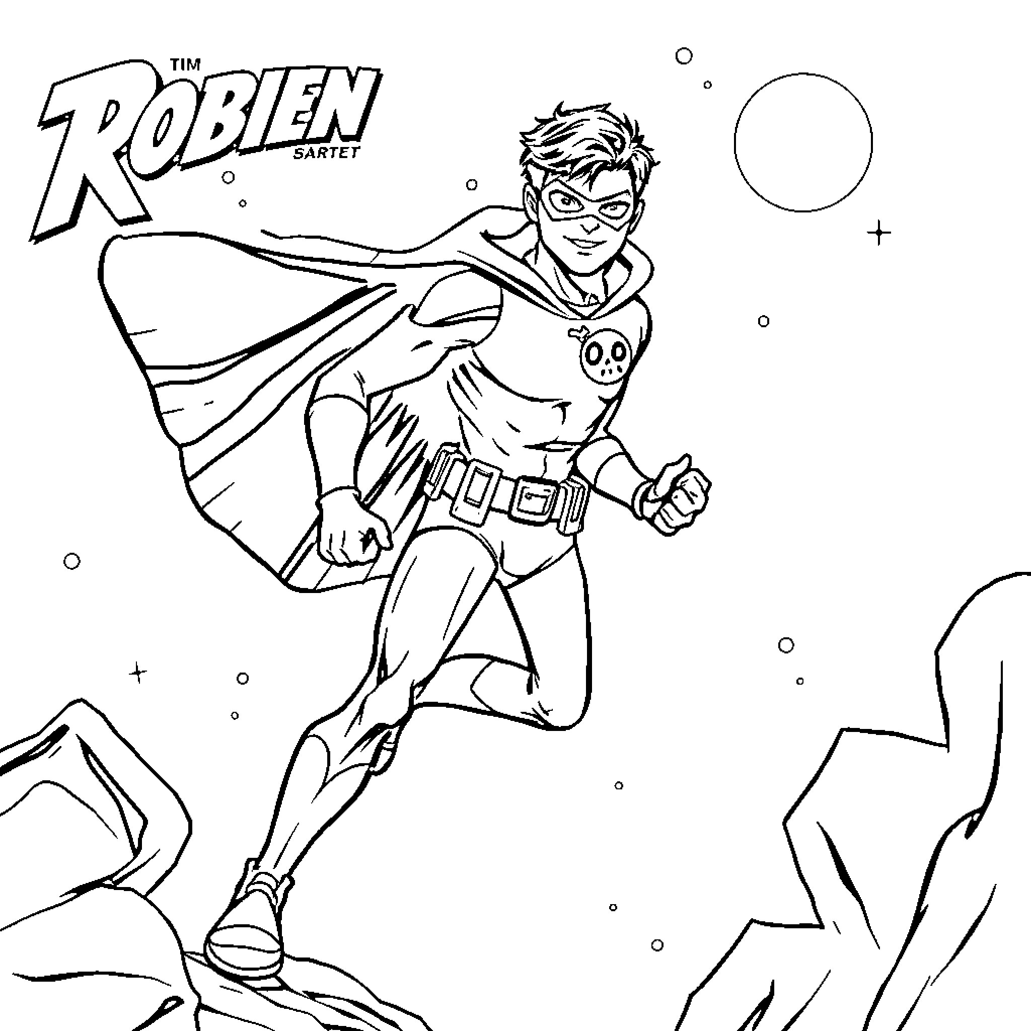 Best Tim Drake Coloring Pages (Free Printable PDF)