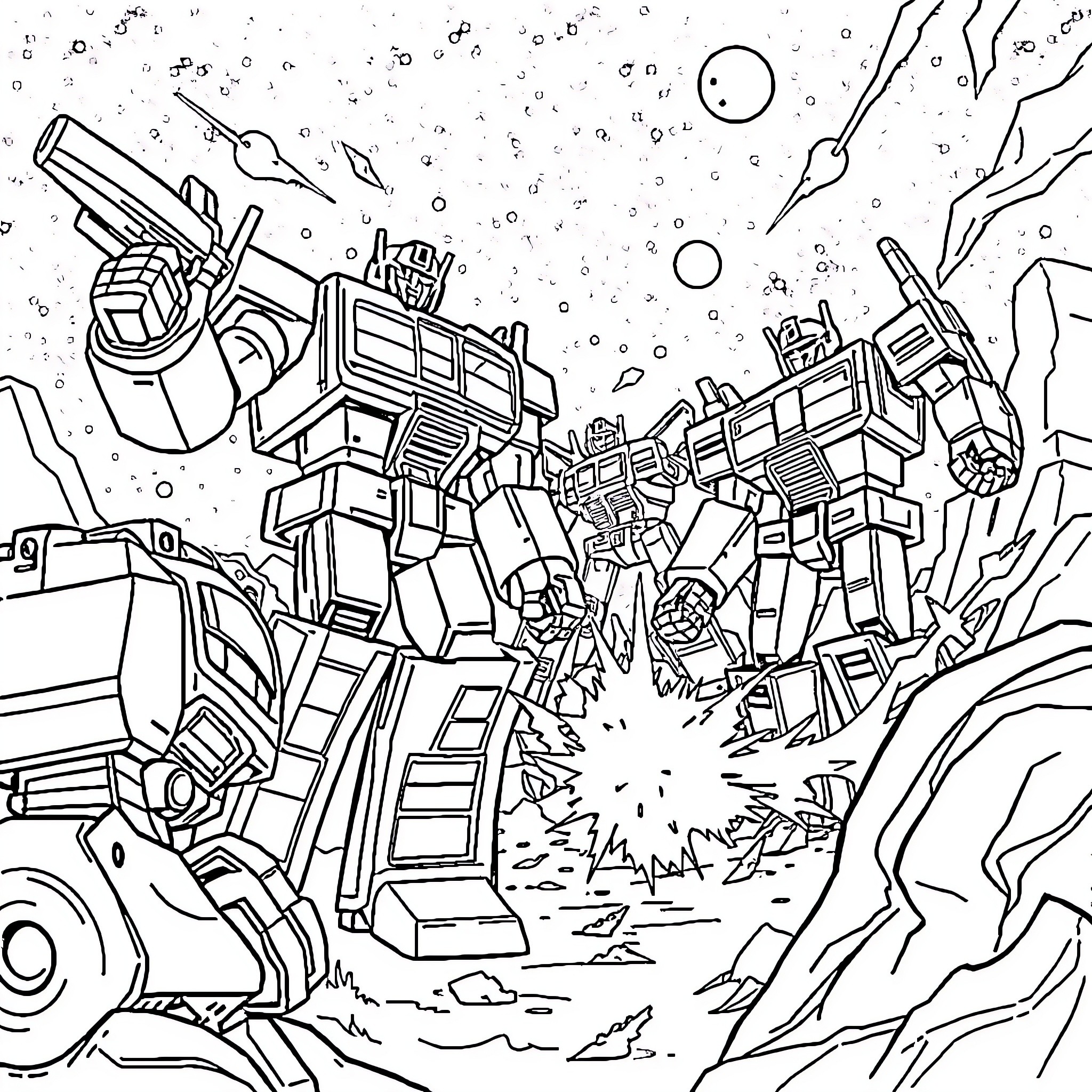140 Best Transformer Coloring Pages (Free Printable PDFs)