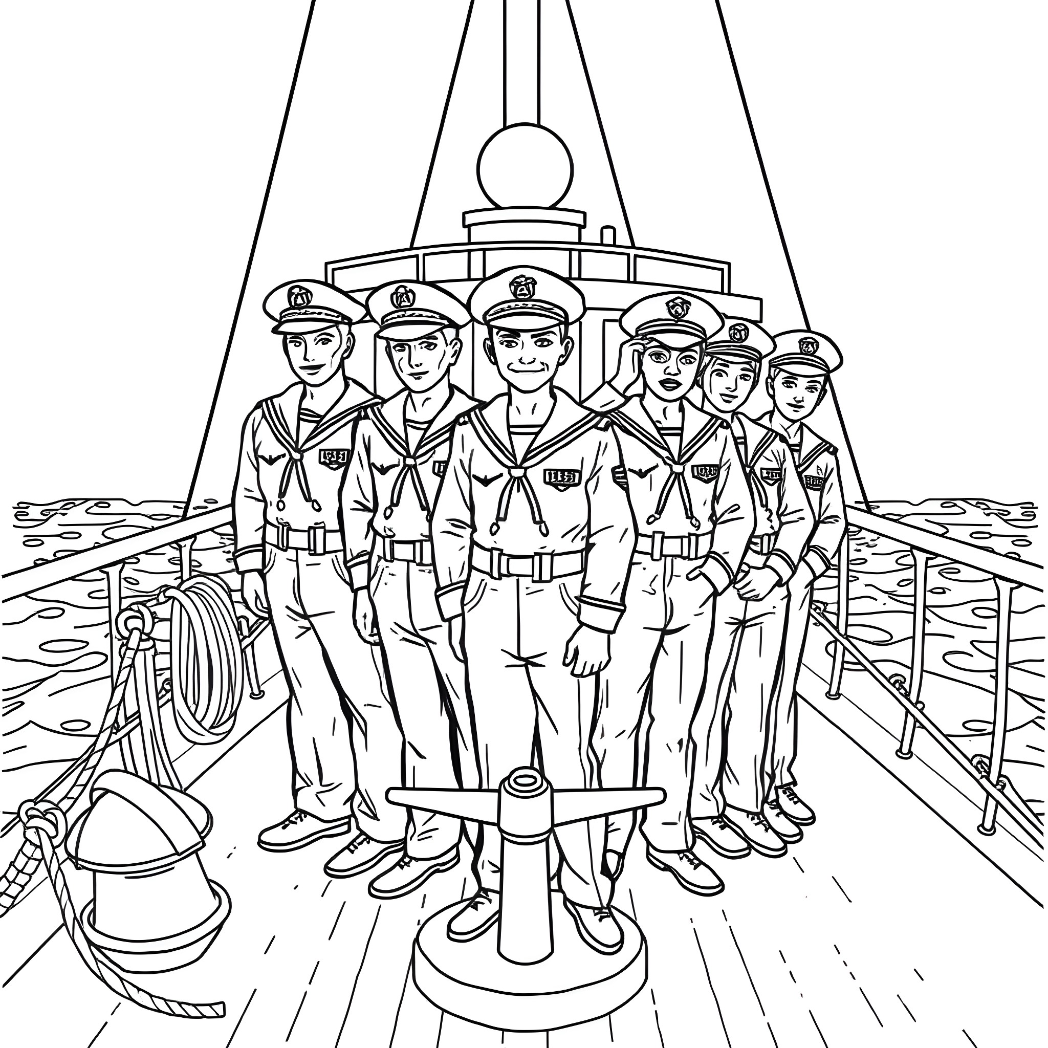 2 Best Sea Cadet Coloring Pages (Free Printable PDFs)