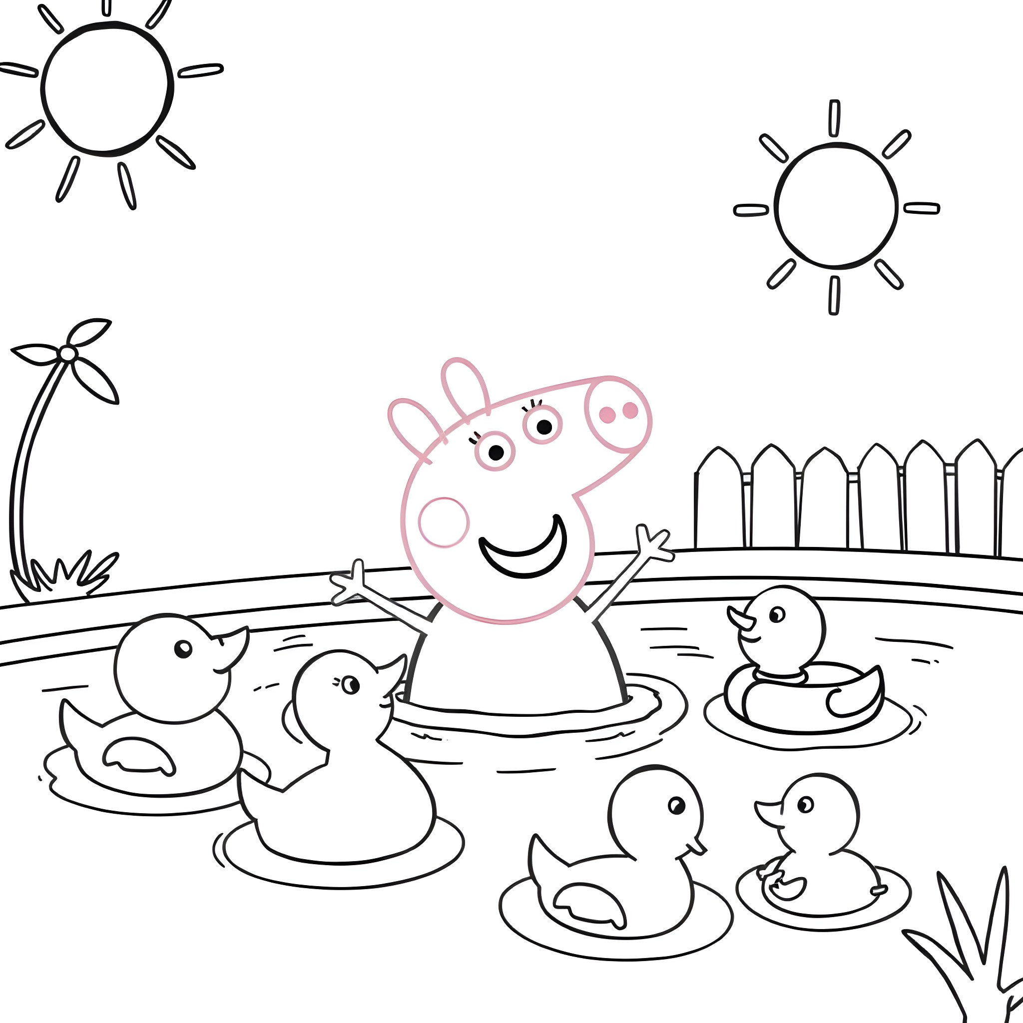 Best Peppa Pig Coloring Pages (Free Printable PDF)