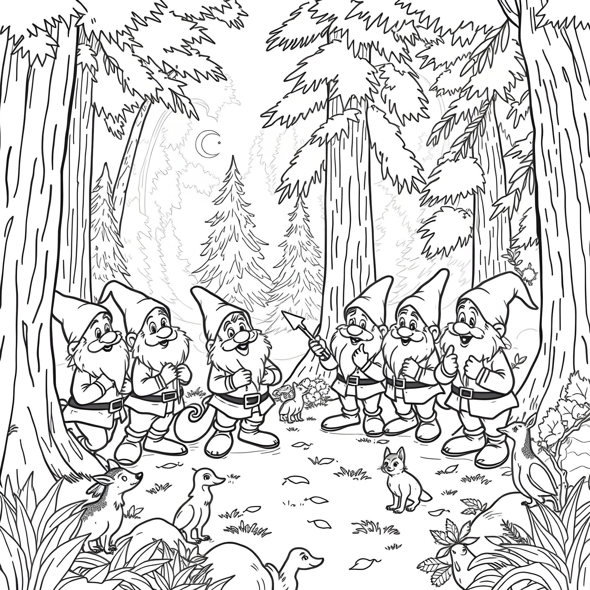 1 Best Dwarf Coloring Pages (Free Printable PDFs)