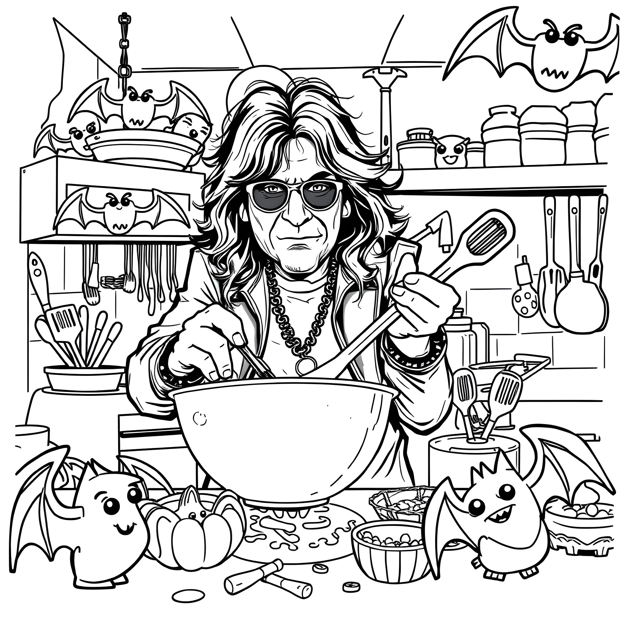 Best Ozzy Osbourne Coloring Pages (Free Printable PDF)