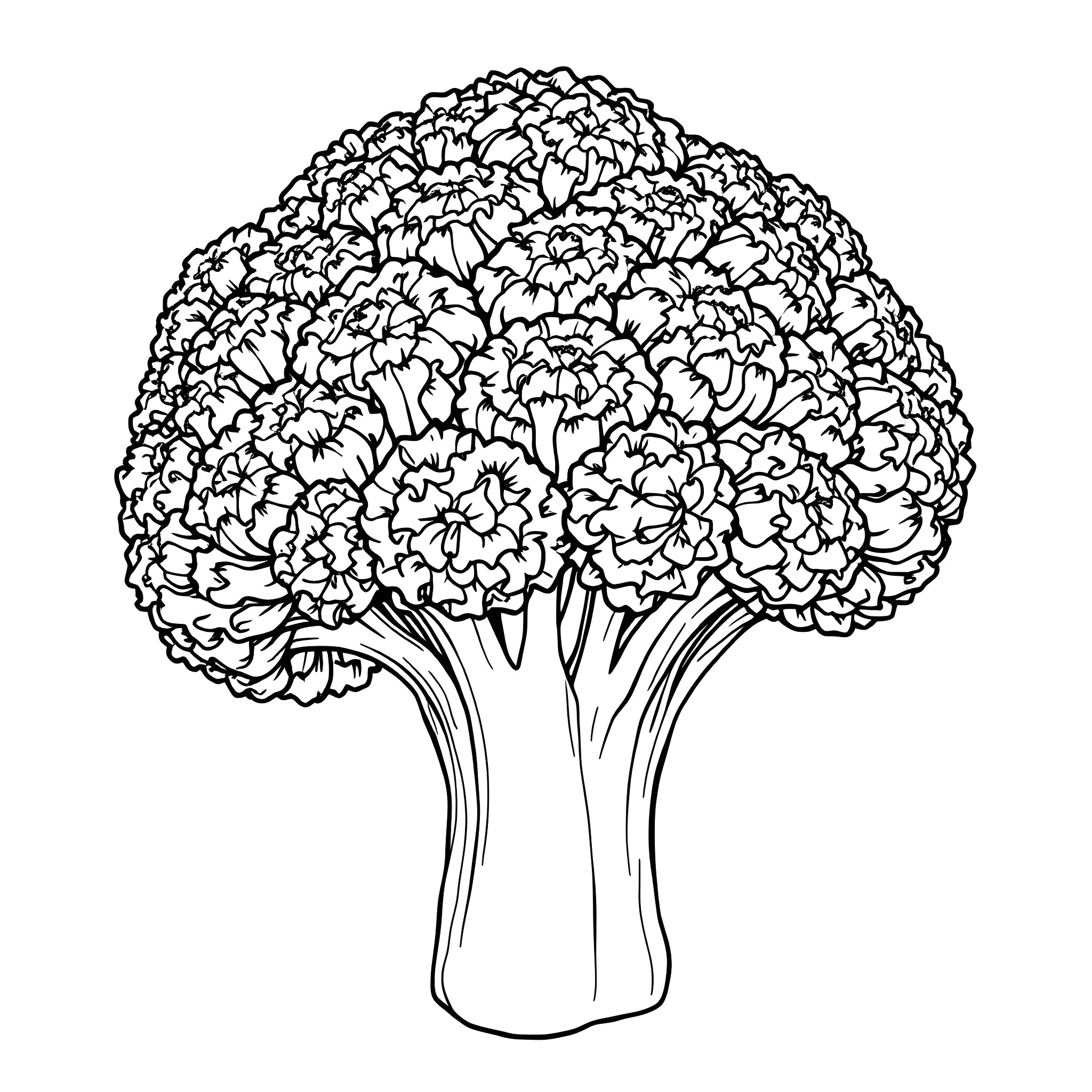 Best Broccoli Coloring Pages (Free Printable PDF)