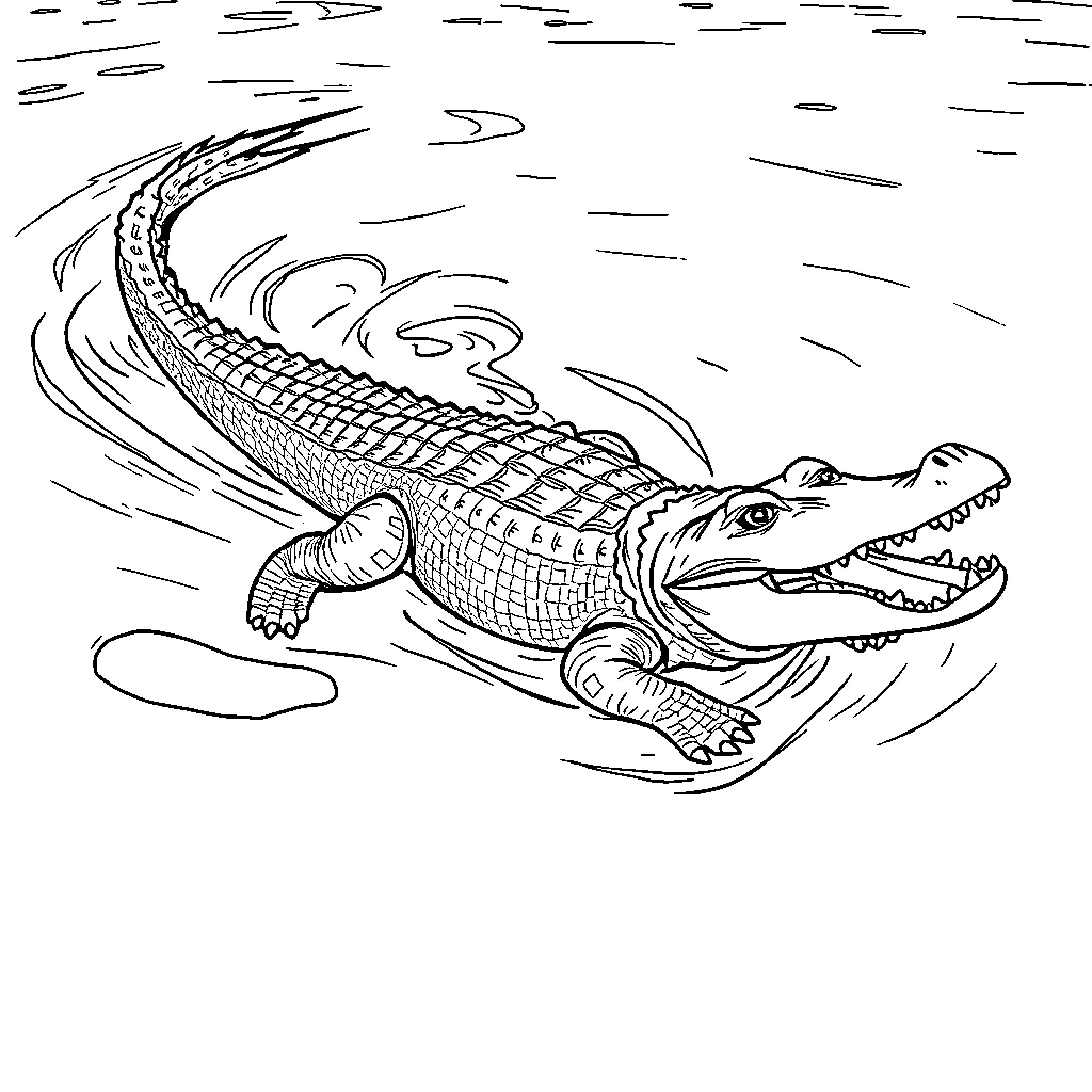 Best Crocodile Coloring Pages (Free Printable PDF)