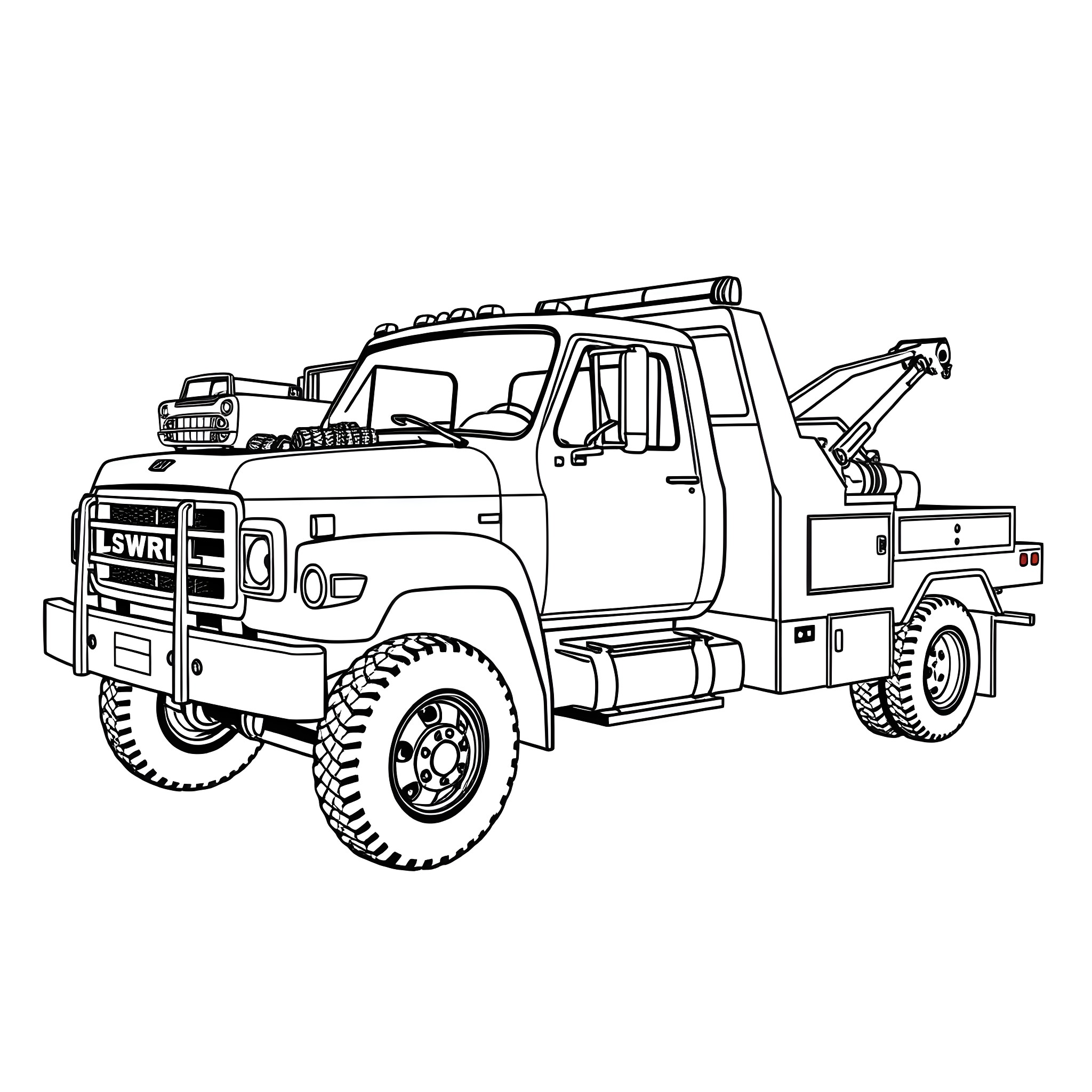 Best Rollback Wrecker Coloring Pages (Free Printable PDF)