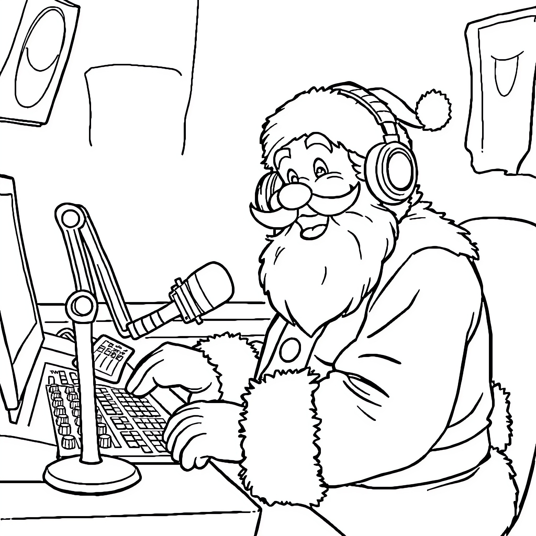 136 Best Santa Claus Coloring Pages (Free Printable PDFs)