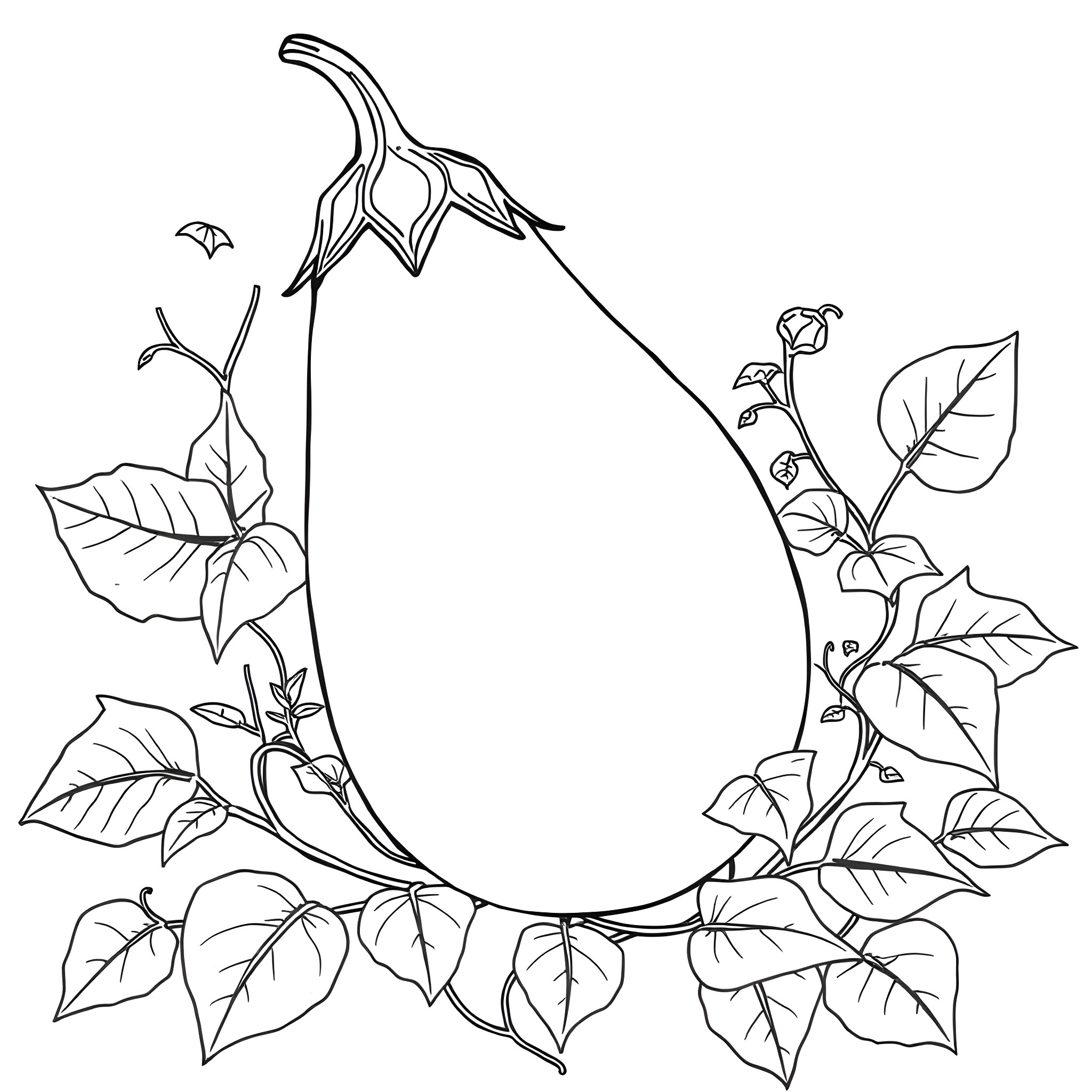 Best Eggplant Coloring Pages (Free Printable PDF)