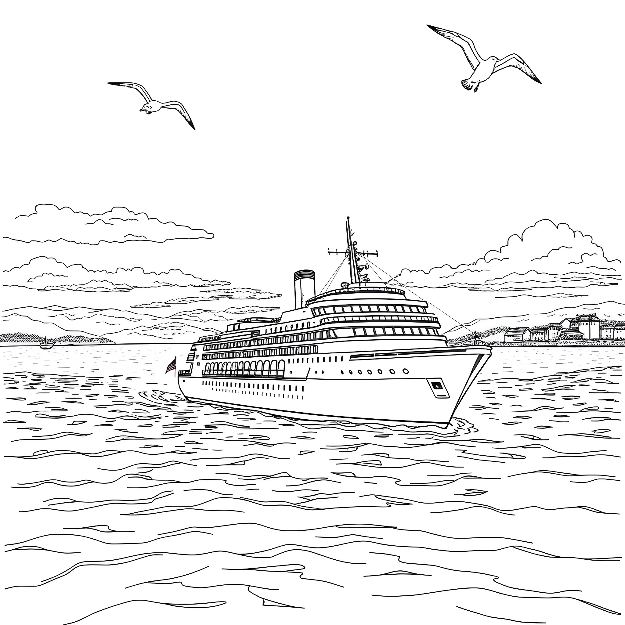 Best Ship Coloring Pages (Free Printable PDF)