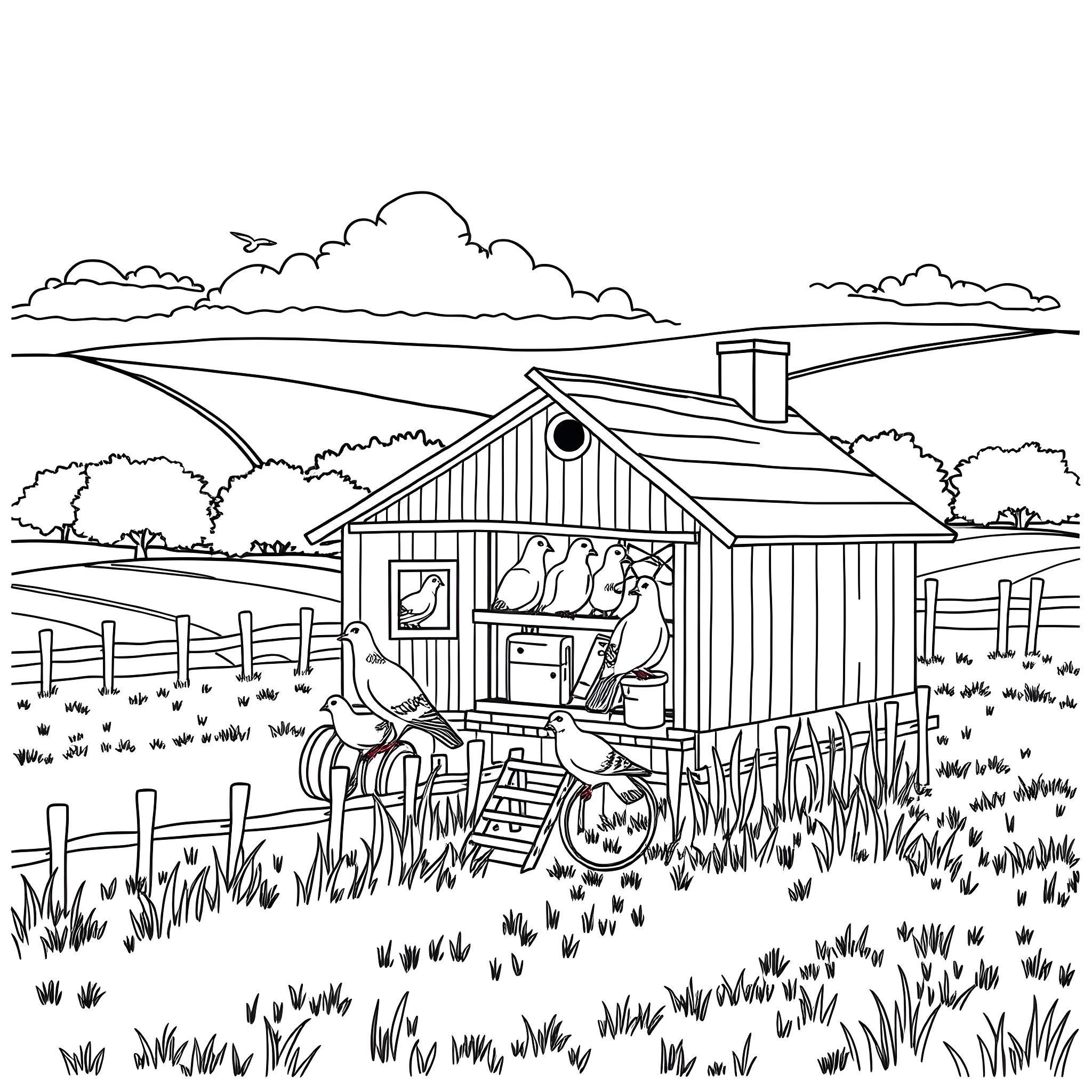 30 Best Pigeon Coloring Pages (Free Printable PDFs)