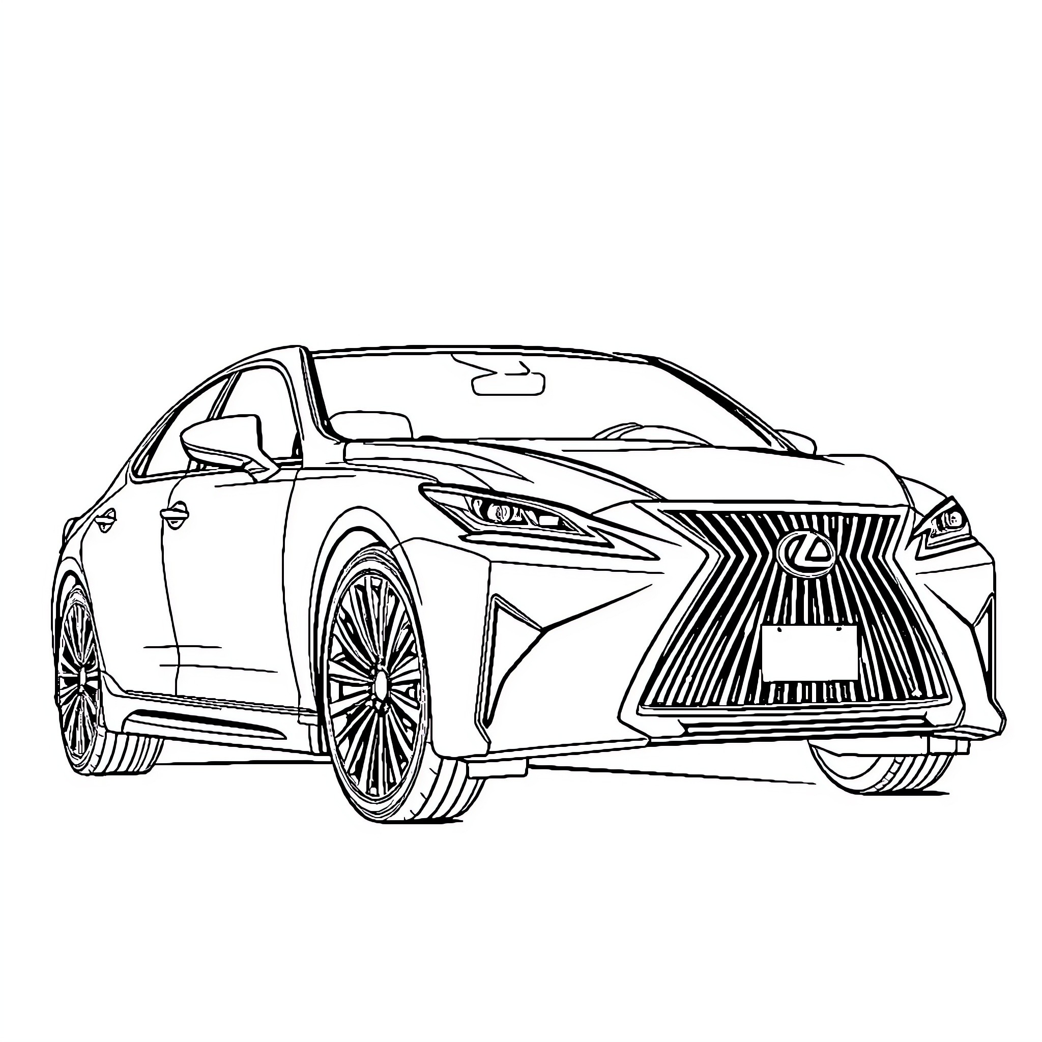 Best Lexus 570 Coloring Pages (Free Printable PDF)