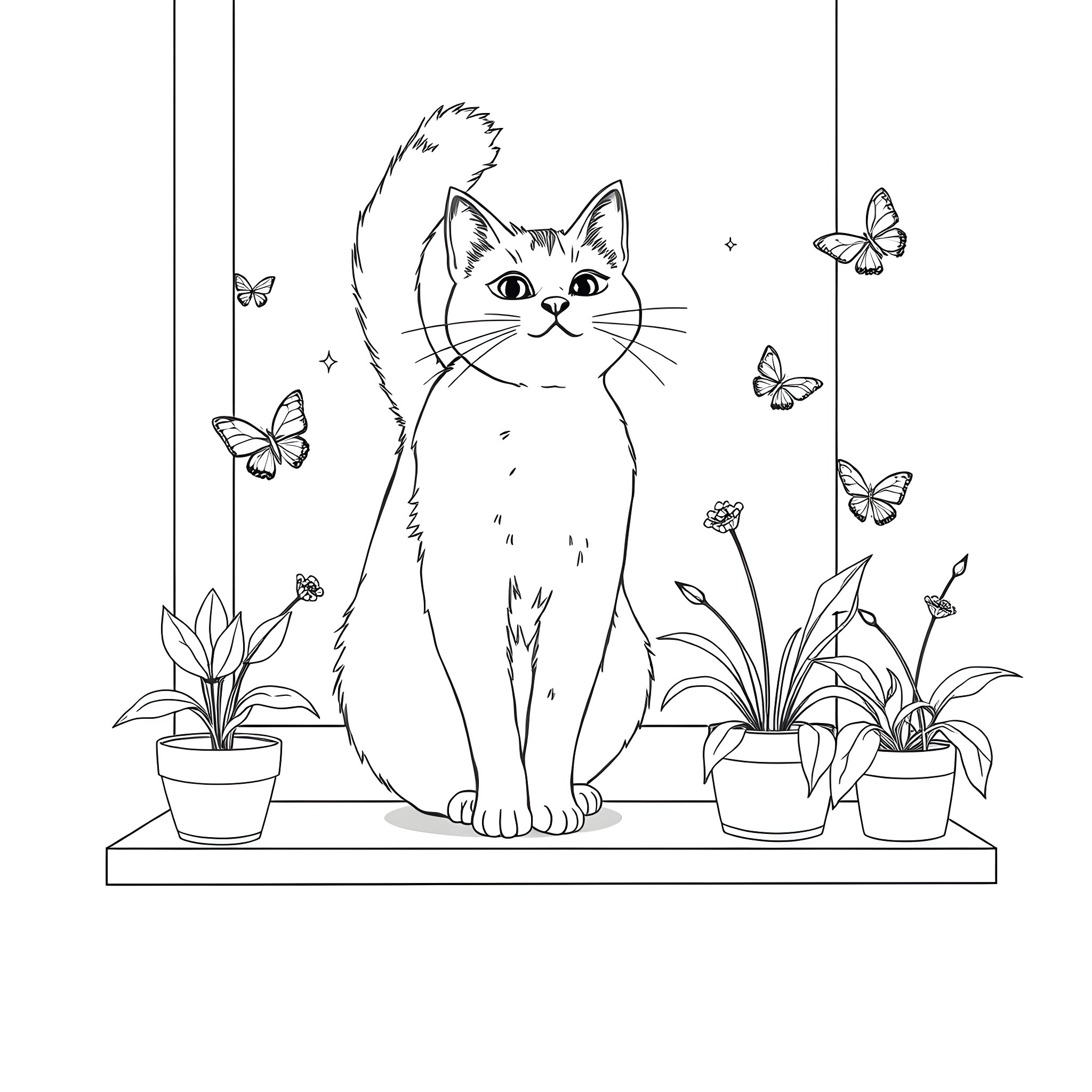103 Best Cat Coloring Pages (Free Printable PDFs)