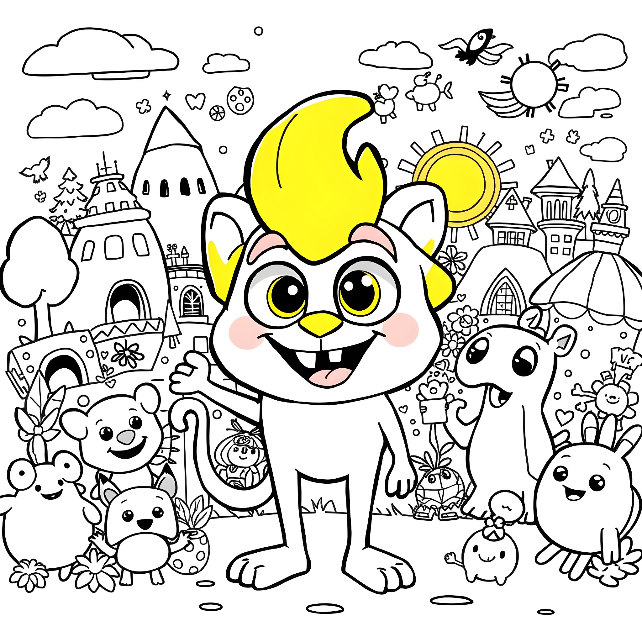 Best Human Coloring Pages (Free Printable PDF)