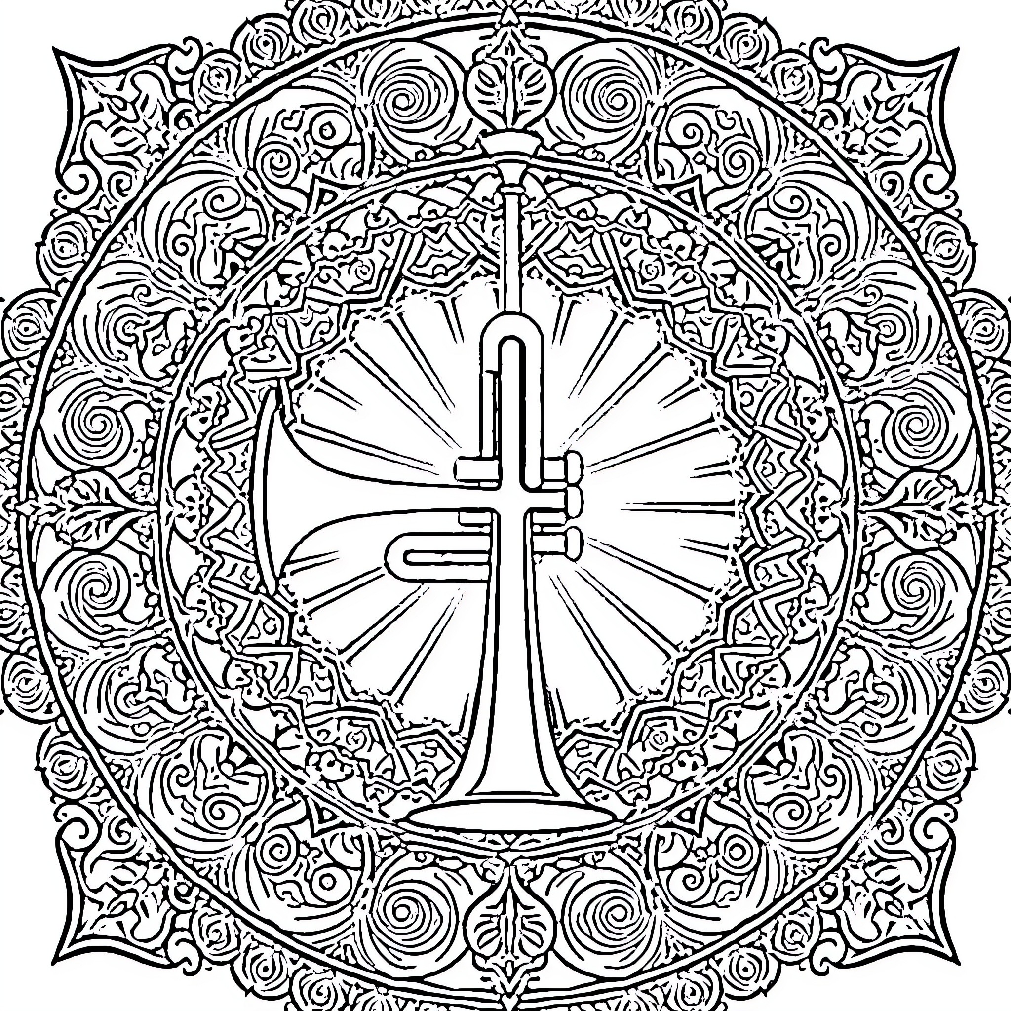 Best Trumpet Coloring Pages (Free Printable PDF)