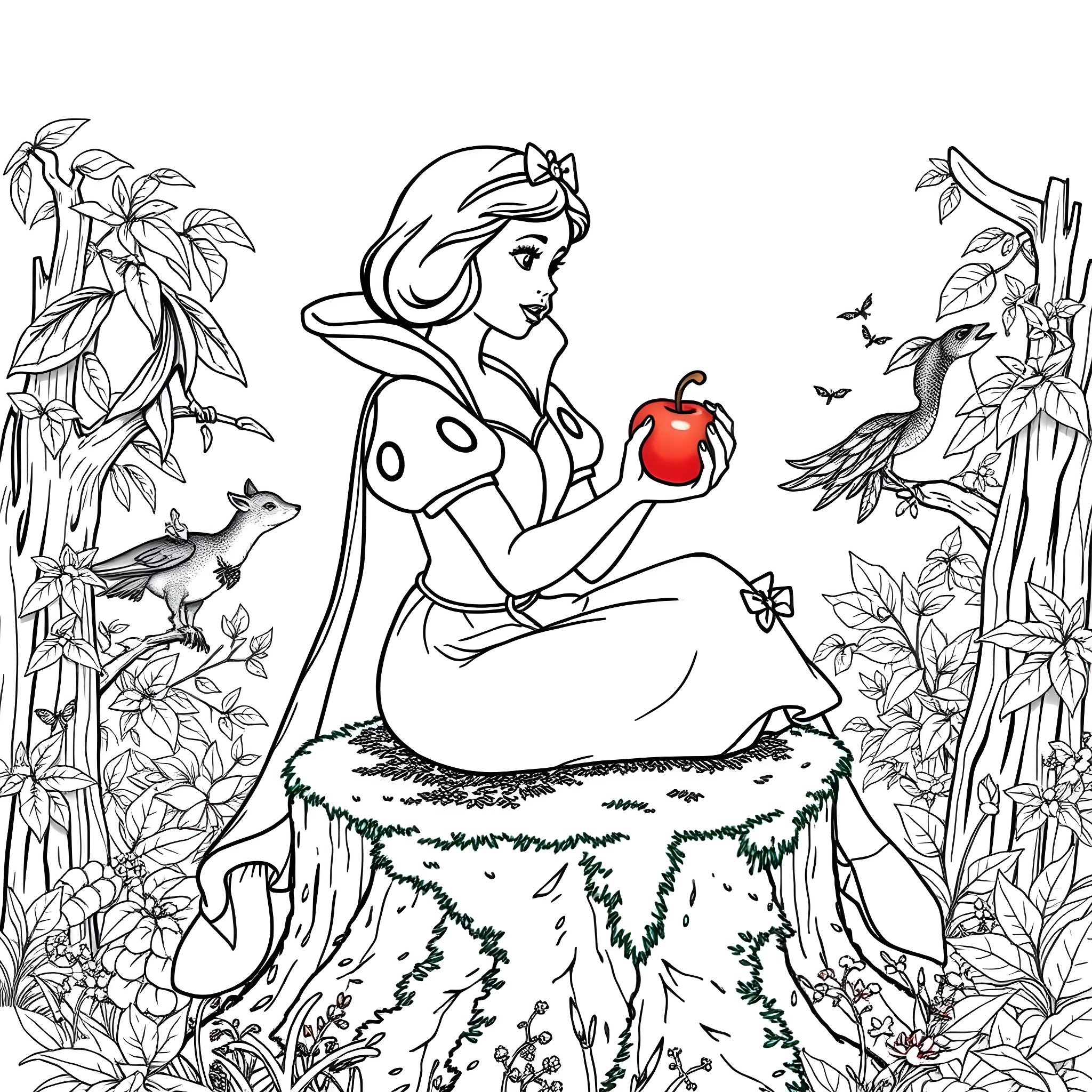 Best Snow White Coloring Pages (Free Printable PDF)