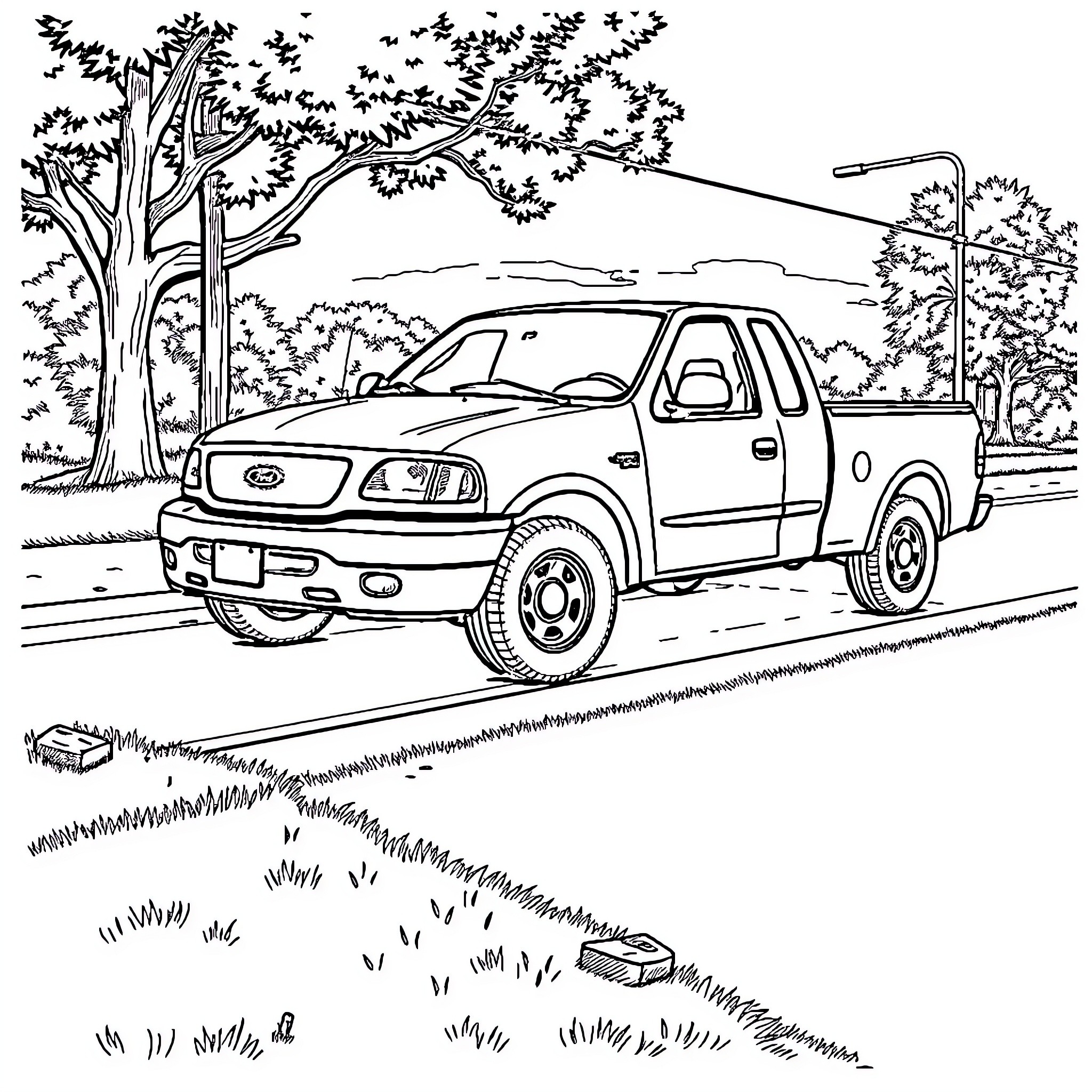 15 Best Ford F150 Coloring Pages (Free Printable PDFs)