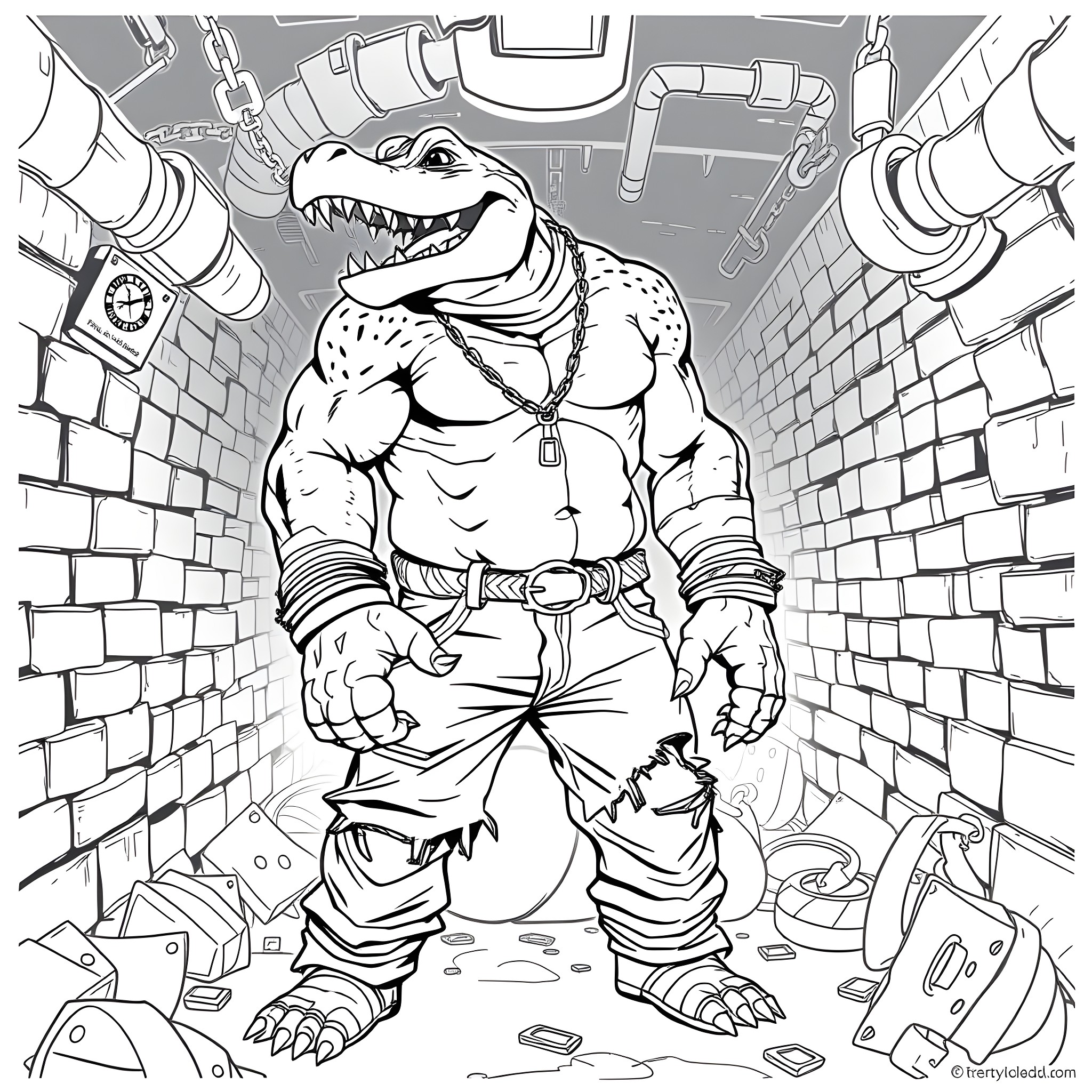 47 Best Killer Croc Coloring Pages (Free Printable PDFs)