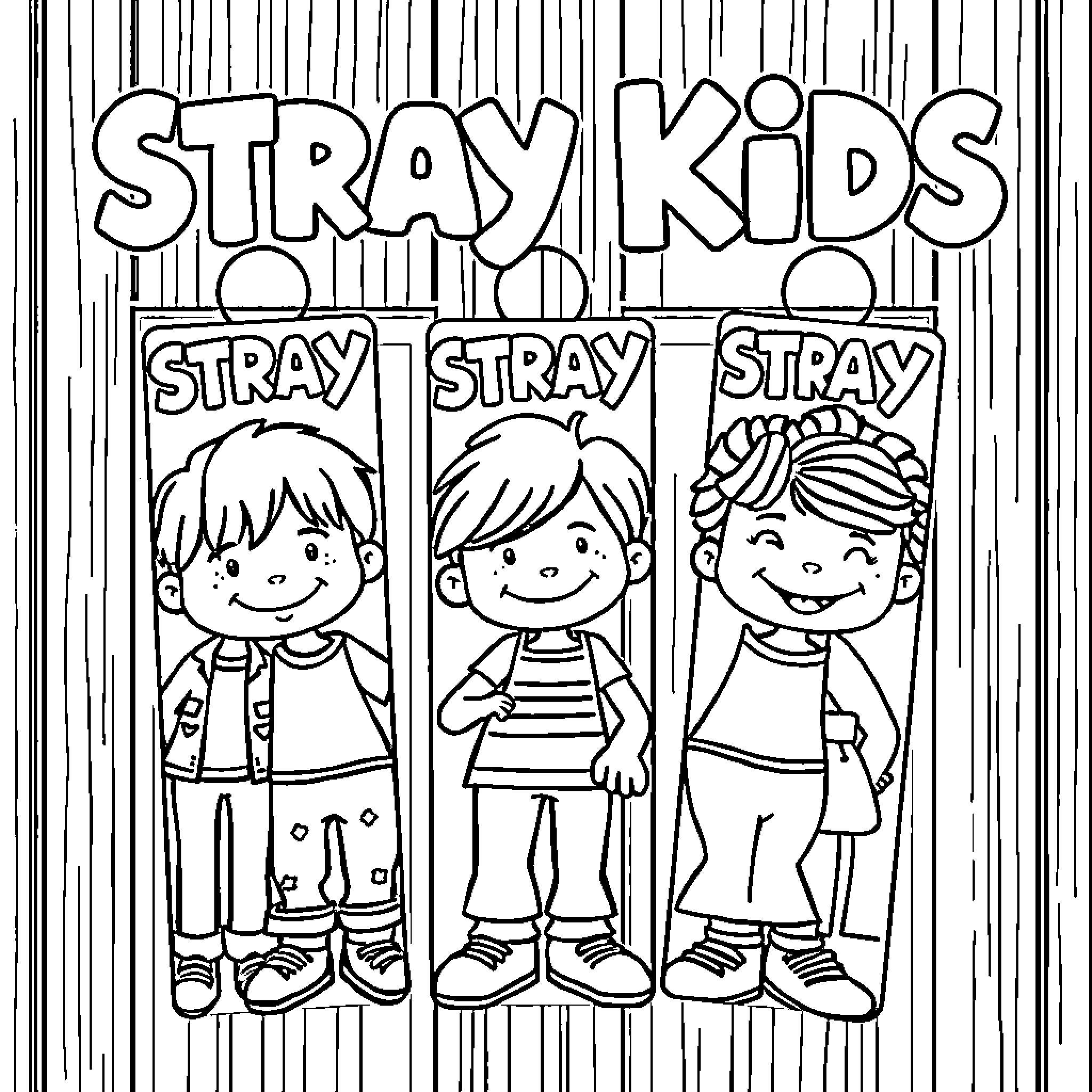 Best Stray Kids Coloring Pages (Free Printable PDF)